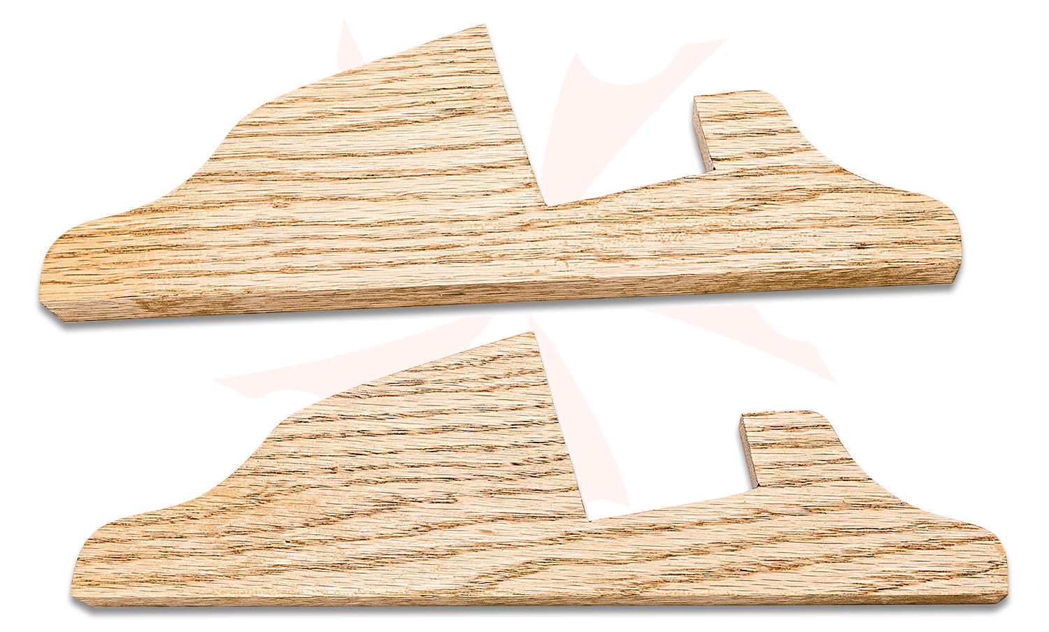 S&D Enterprises Display Case Feet - Oak Wood For 1.875" Case ...