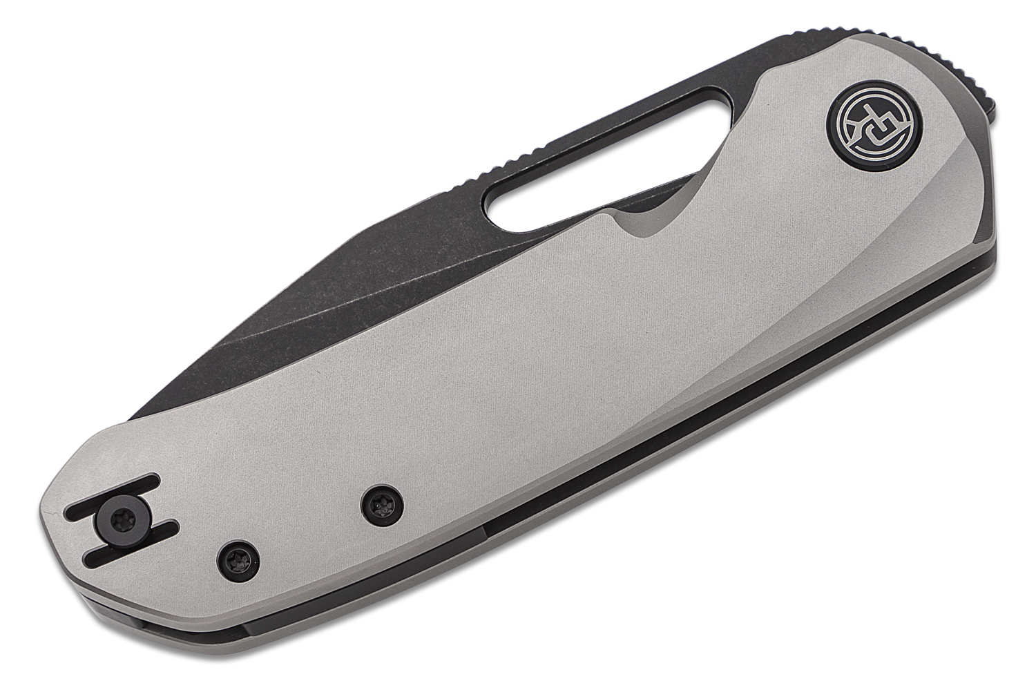 Divo Knives Buzz Reverse Tux Front Flipper Knife 3.3" CPM-20CV Black ...