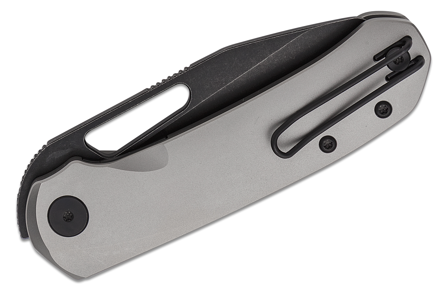 Divo Knives Buzz Reverse Tux Front Flipper Knife 3.3" CPM-20CV Black ...