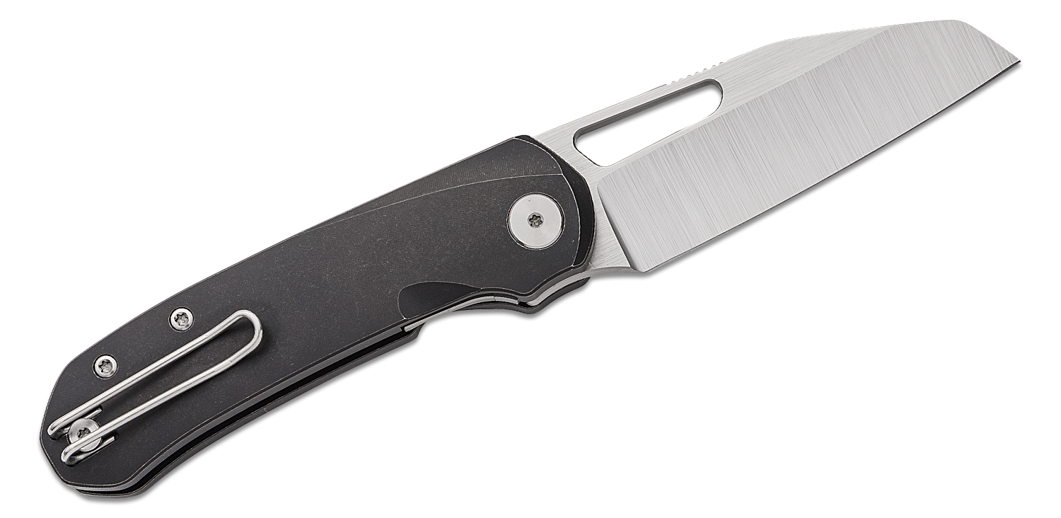 Divo Knives Buzz Tux Front Flipper Knife 3.3" CPM-20CV Satin BuzzCliffe ...