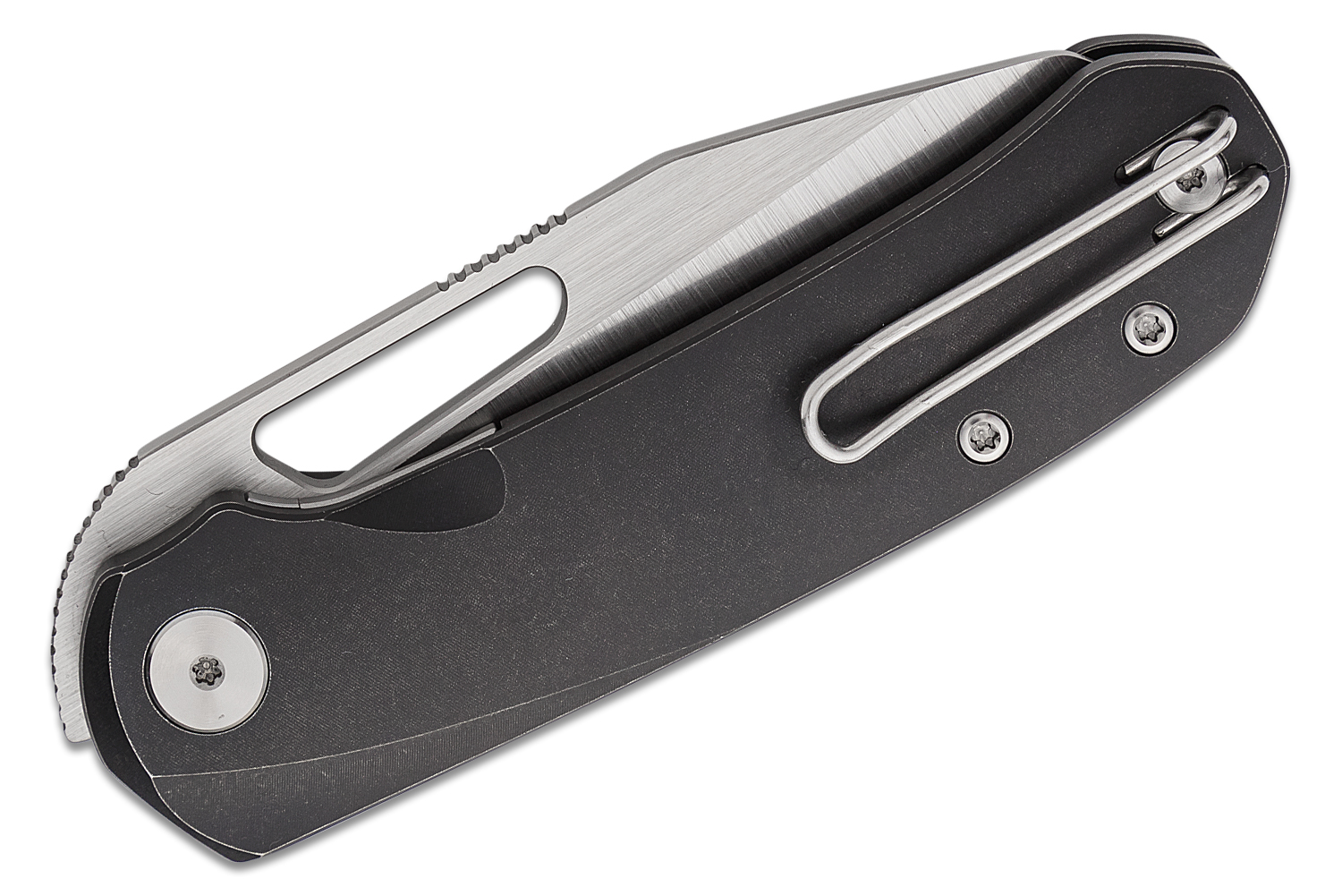 Divo Knives Buzz Tux Front Flipper Knife 3.3" CPM-20CV Satin BuzzCliffe ...