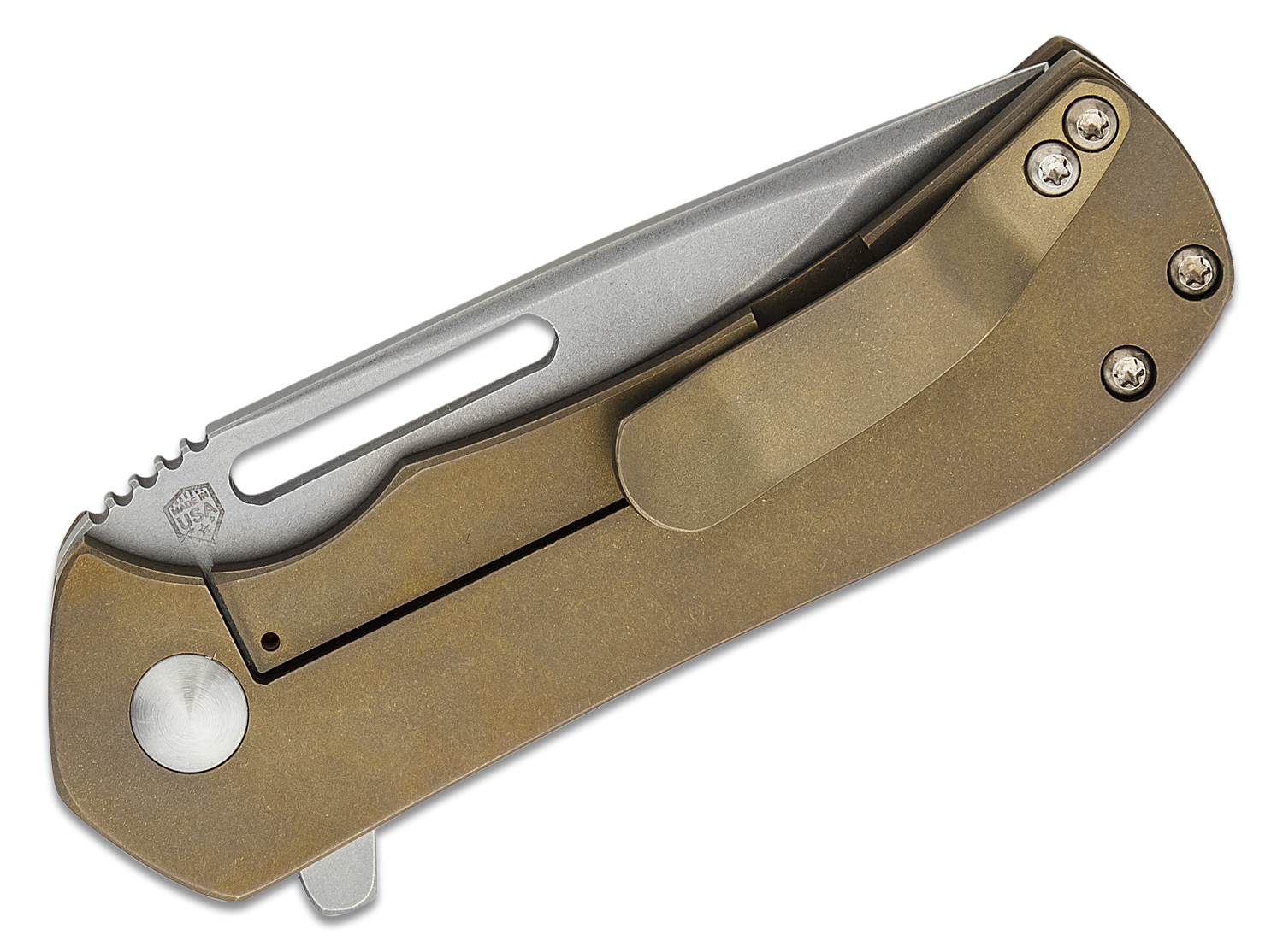 Doc Shiffer Knives Field Grade Recon Flipper Knife 3" AEB-L Stonewashed ...