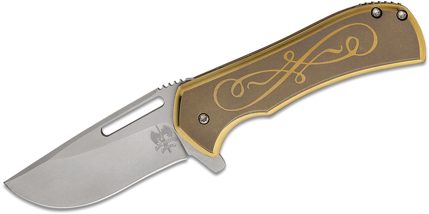 Doc Shiffer Knives Field Grade Enhanced Flipper Knife 3" CPM-MagnaCut ...