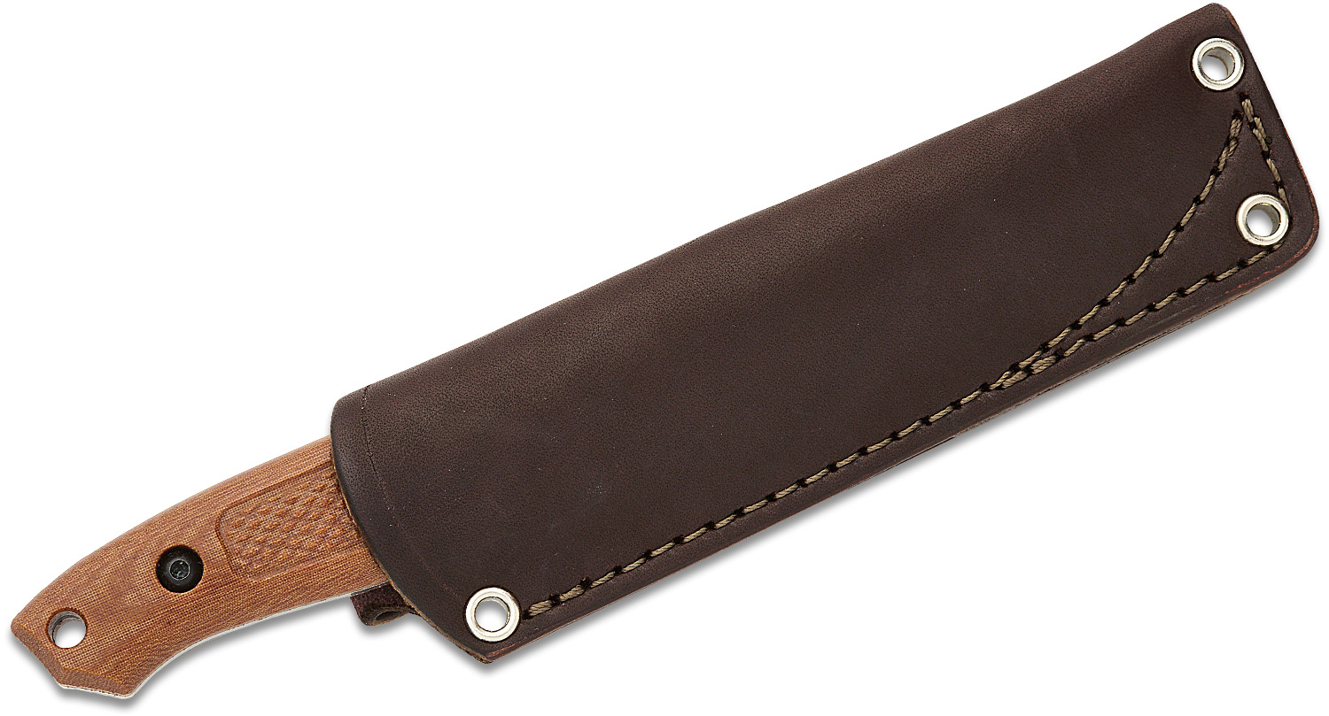 Dogwood Custom Knives Echo-3 Fixed Blade Knife 4.13" S35VN Stonewashed ...