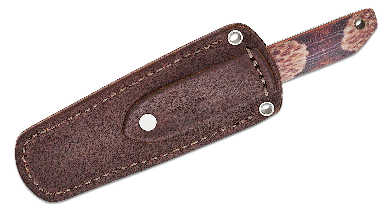 Dogwood Custom Knives Kit Fixed Blade Knife 3.5" CPM-MagnaCut Polished ...