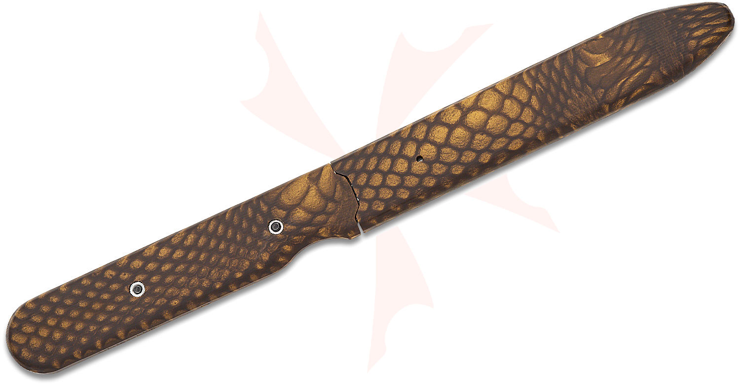 Dogwood Custom Knives Utility Knife 3.125" O1 Clip Point Fixed Blade ...