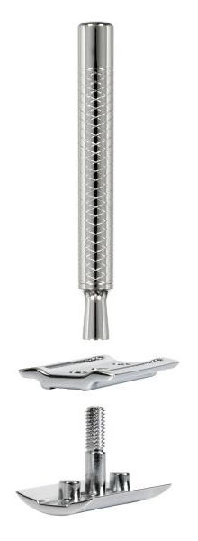 Dovo Primo II Safety Razor, Chrome Plated Zinc Head, Strong Patterned ...