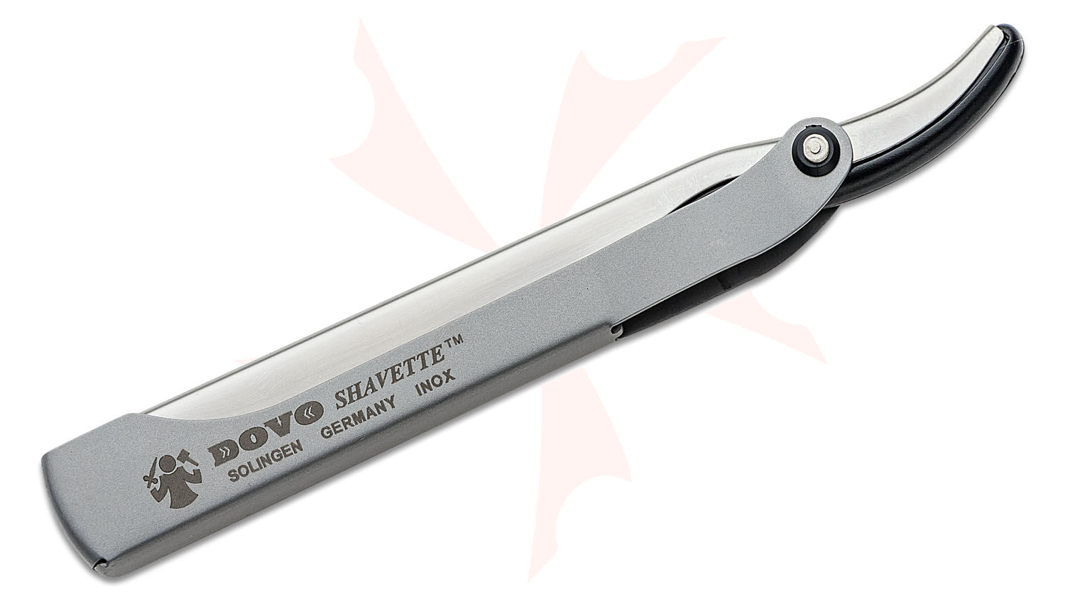 DOVO Shavette Replaceable Blade Straight Razor, Matte Stainless Steel ...