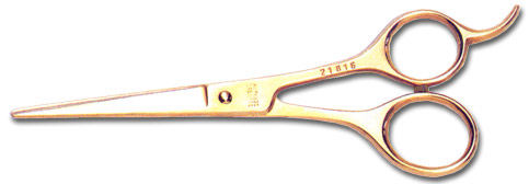 DOVO Hair Scissors Gold Plated 5" - KnifeCenter - G121A - Discontinued