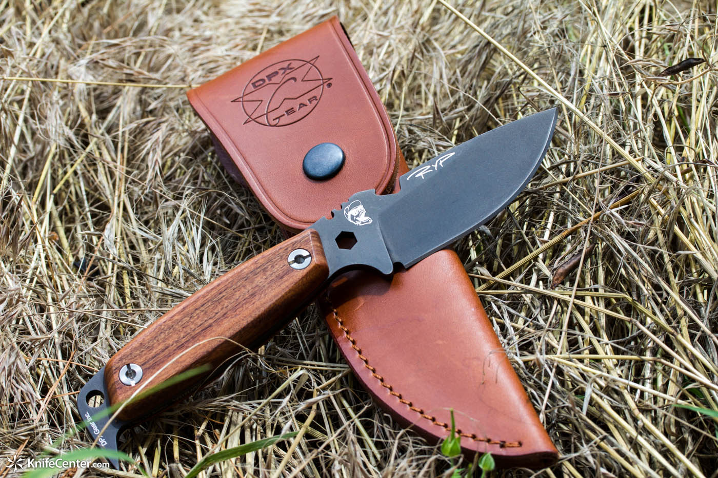 DPx Gear HEST II Safari Fixed 3-1/8" Black Niolox Blade, Brazilian ...