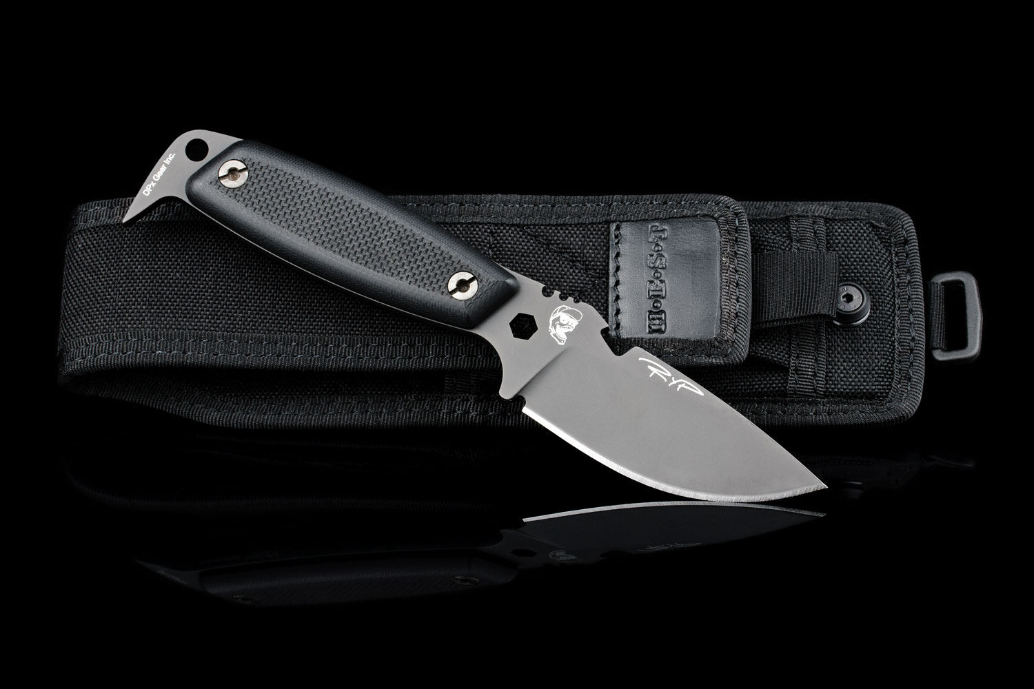 DPx Gear HEST II Assault Fixed 3.15" Plain Black Niolox Blade, Black ...