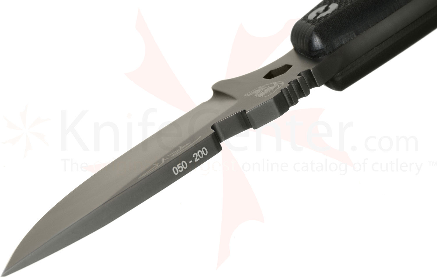DPx Gear HEST II Assault Fixed 3.15" Plain Black Niolox Blade, Black ...