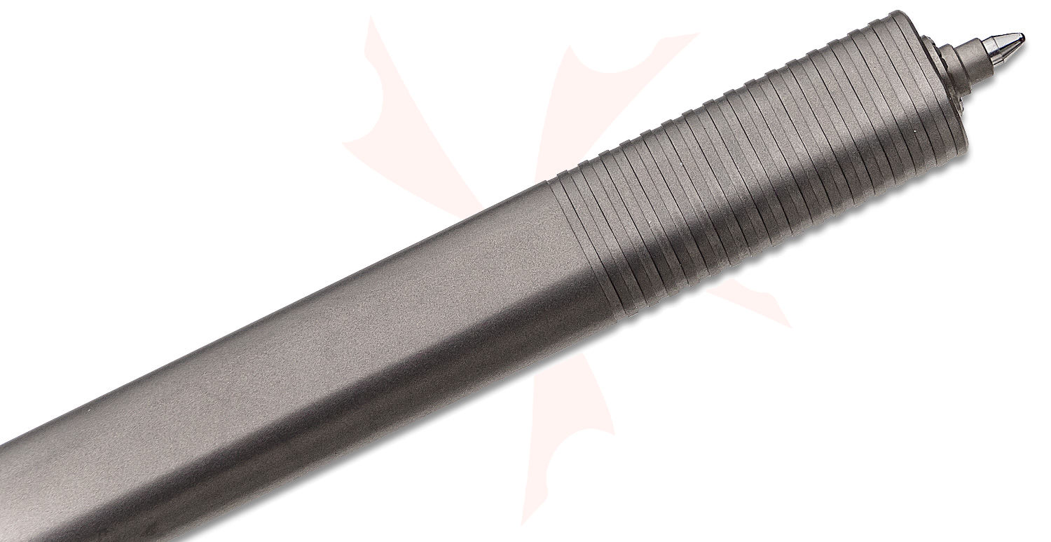 D Rocket Designs Bolt Pen V2, Oval-Shaped Titanium, 5.12" Overall ...