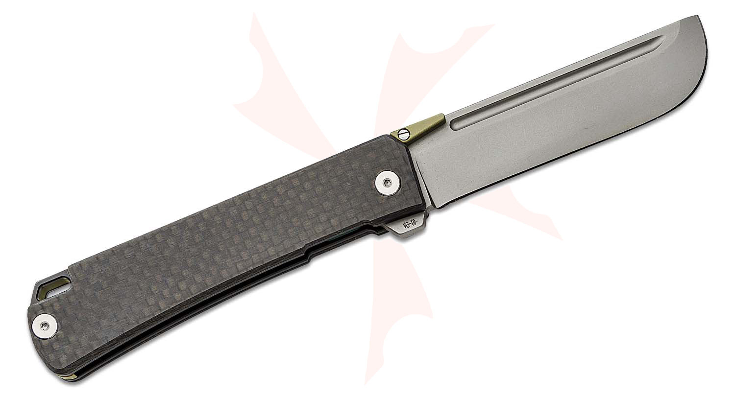 D Rocket Designs Mid-Tech Jupiter Flipper Knife 3" VG-10 Sandblasted ...