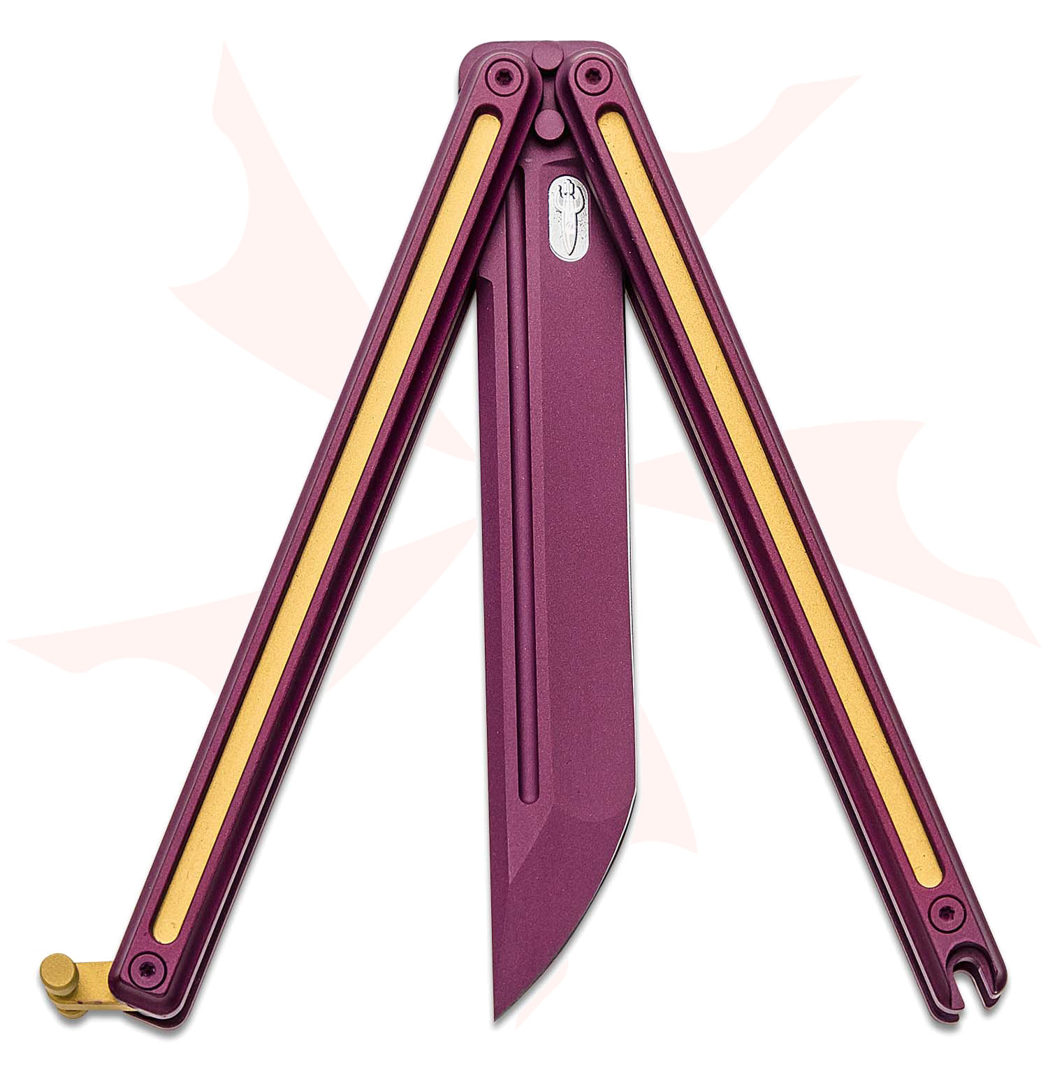 D Rocket Designs Exclusive Mid-Tech Large Parabellum Balisong Knife 4 ...