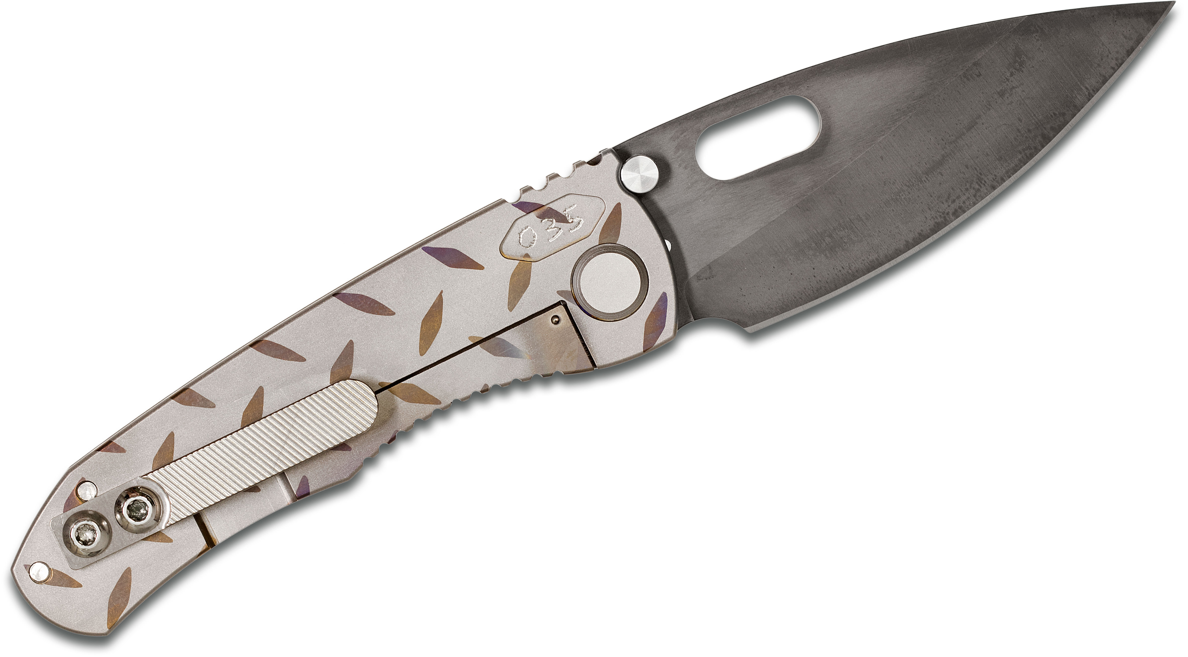 DSK Tactical Custom Diamondback Version 2 #35 Folding Knife 3.625" CPM ...
