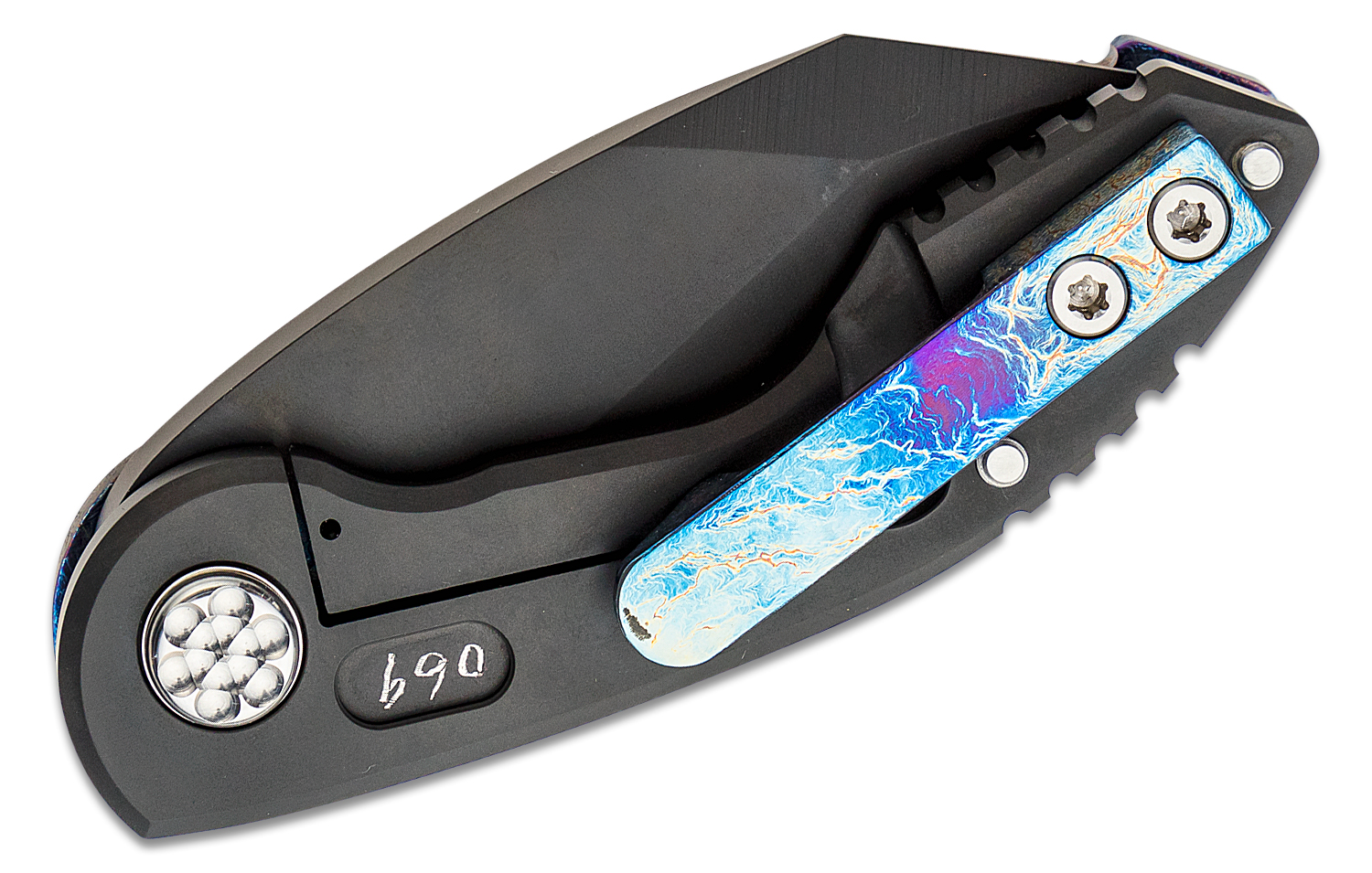 DSK Tactical Custom Compact VX #69 Folding Knife 3" CPM-154 Black PVD ...