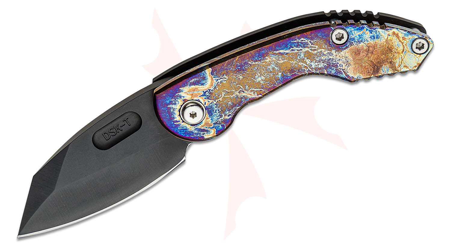 DSK Tactical Custom VX #57 Folding Knife 3" CPM-154 Black PVD Blade and ...