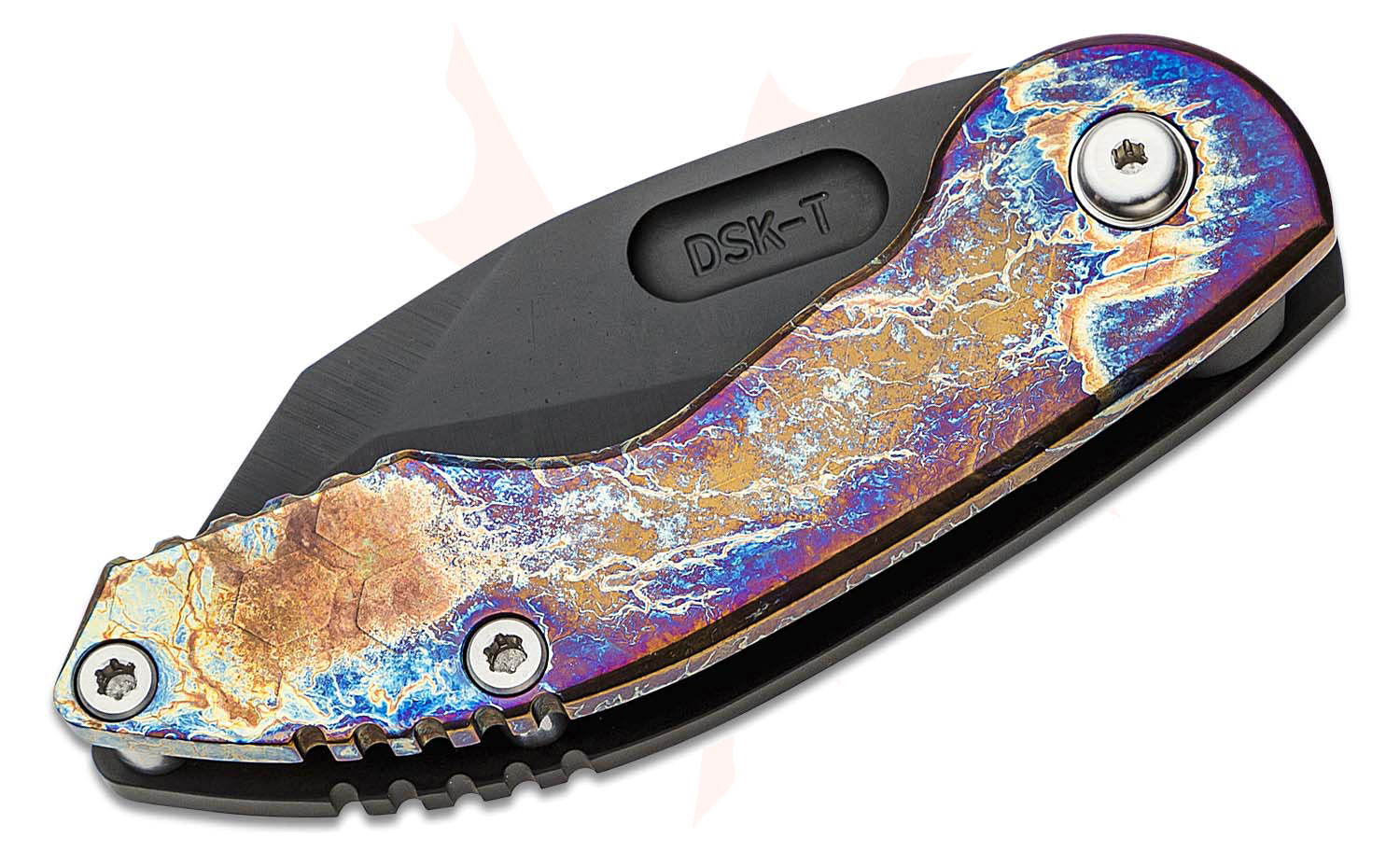 DSK Tactical Custom VX #57 Folding Knife 3" CPM-154 Black PVD Blade and ...