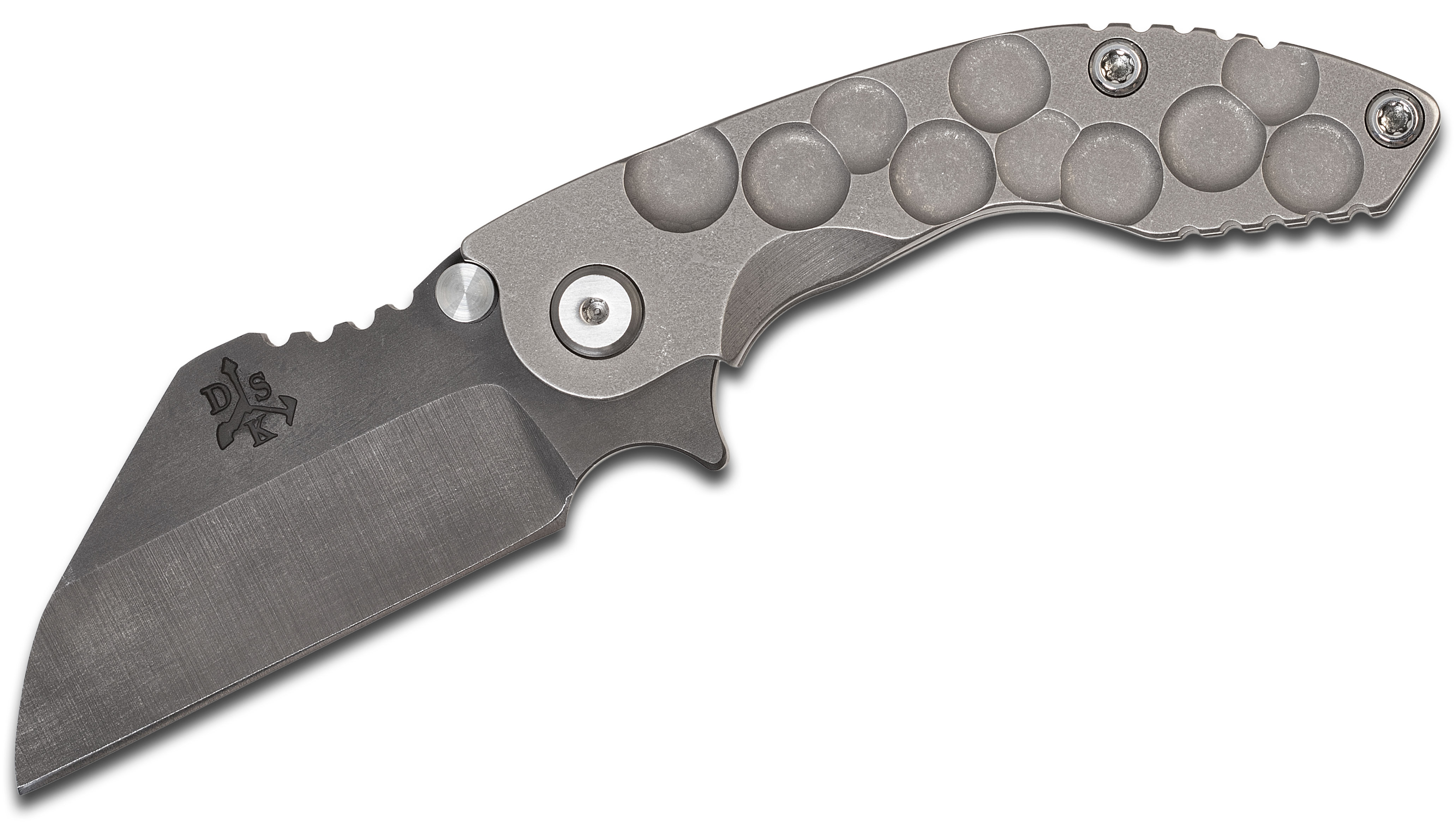 DSK Tactical Custom UX-F Folding Knife 2.75" CPM-154 Black Wharncliffe ...