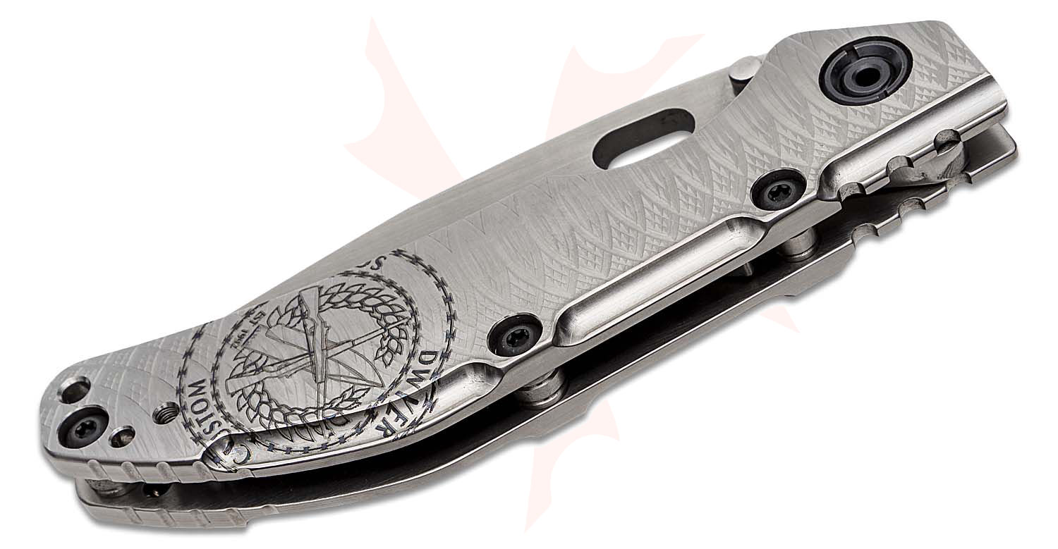 Duane Dwyer Custom BBN-L Folding Knife 4" CPM-MagnaCut Gunmetal Tanto ...