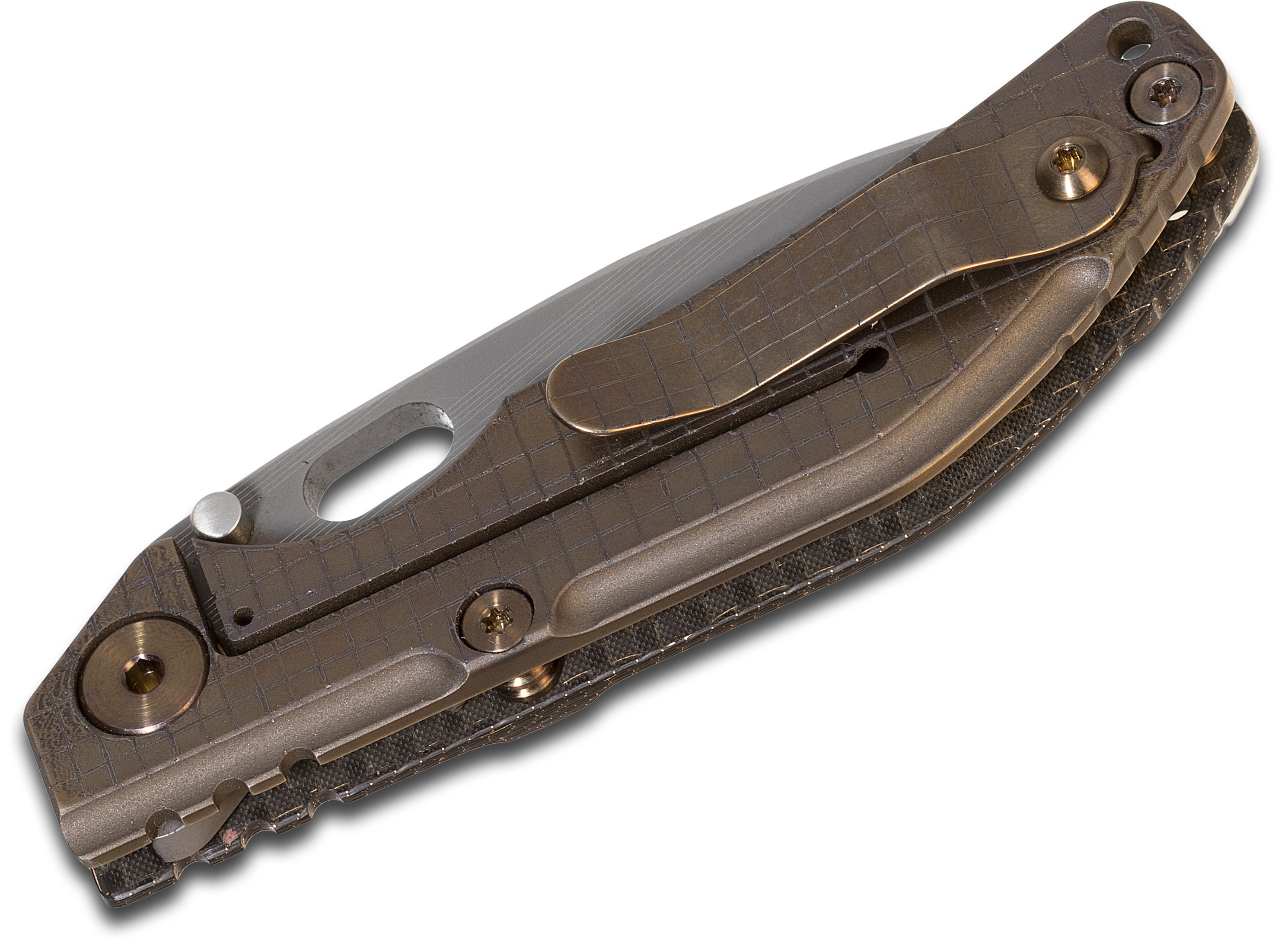 Duane Dwyer Custom BBN-M Folding Knife 3.5" Chad Nichols Damascus ...