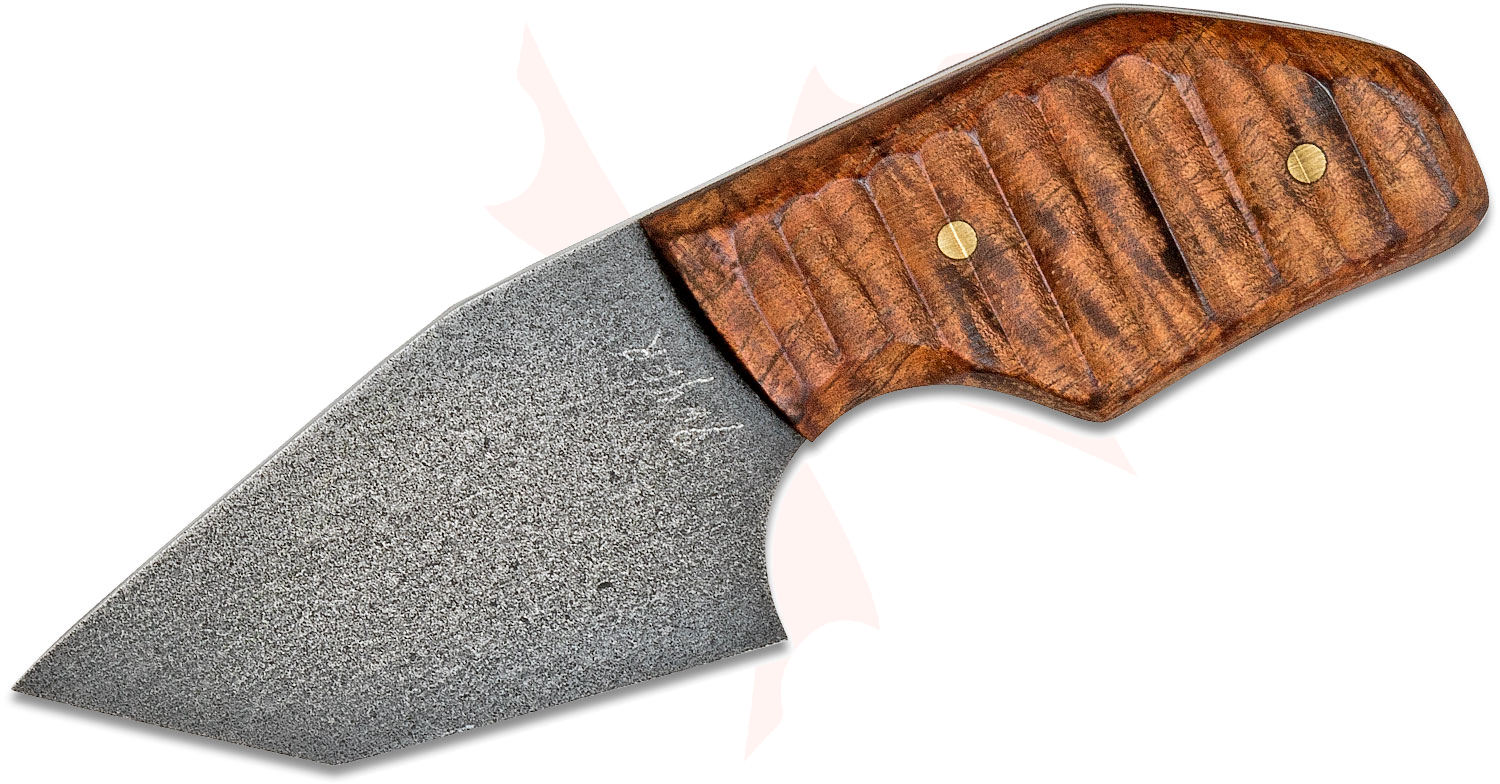 Duane Dwyer Custom DWYD Fixed Blade Knife 2.625" S30V Acid Wash Chisel ...