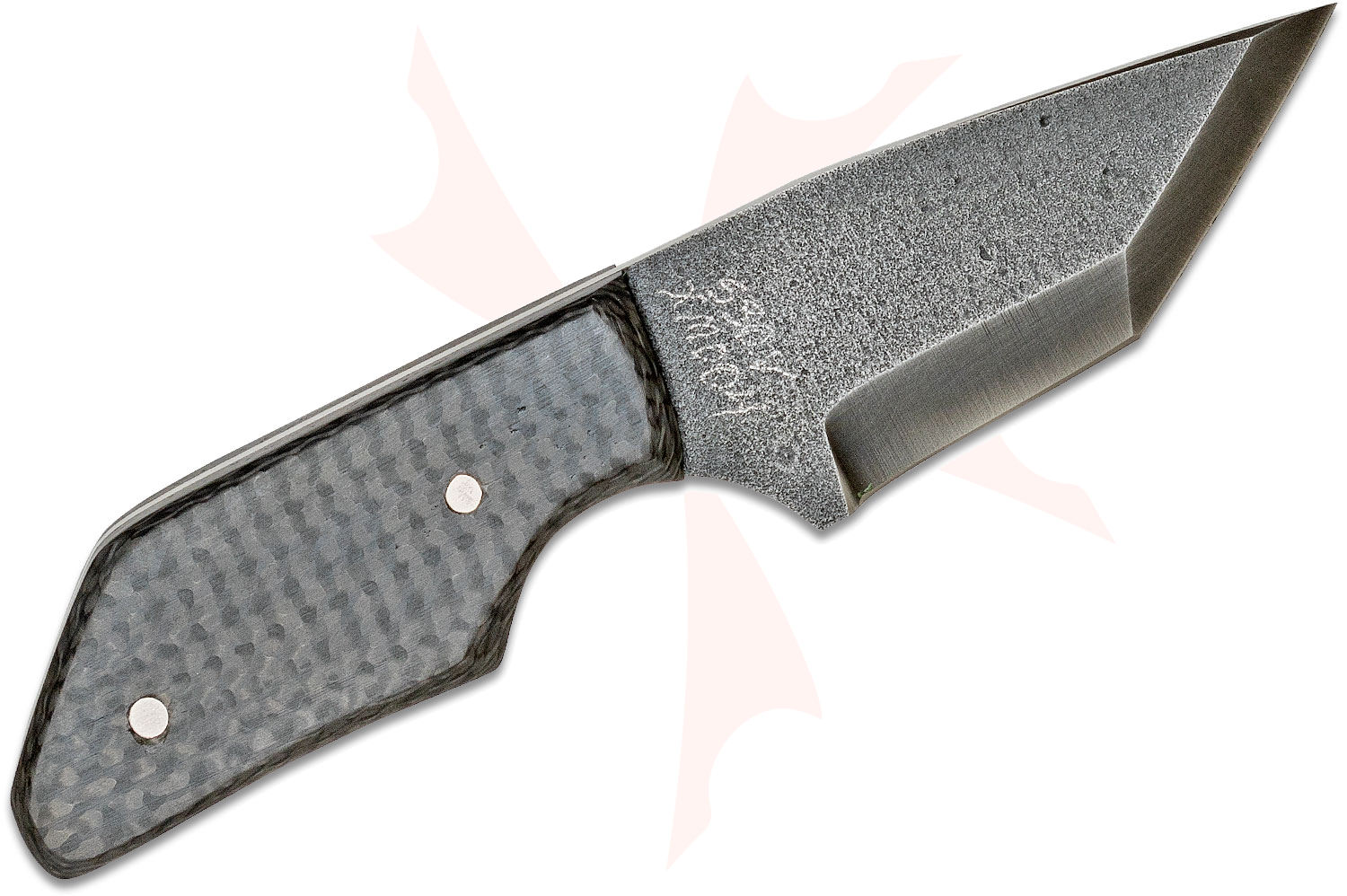 Duane Dwyer Custom DY Fixed Blade Knife 2.5" S30V Acid Wash Chisel ...