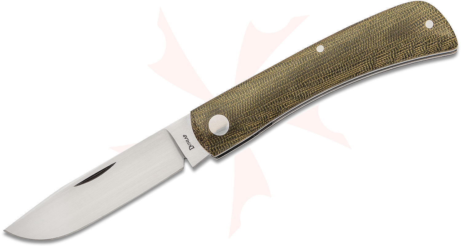 Jim Dunlap Custom Sodbuster Traditional Folding Knife 3.25" CPM-154 ...