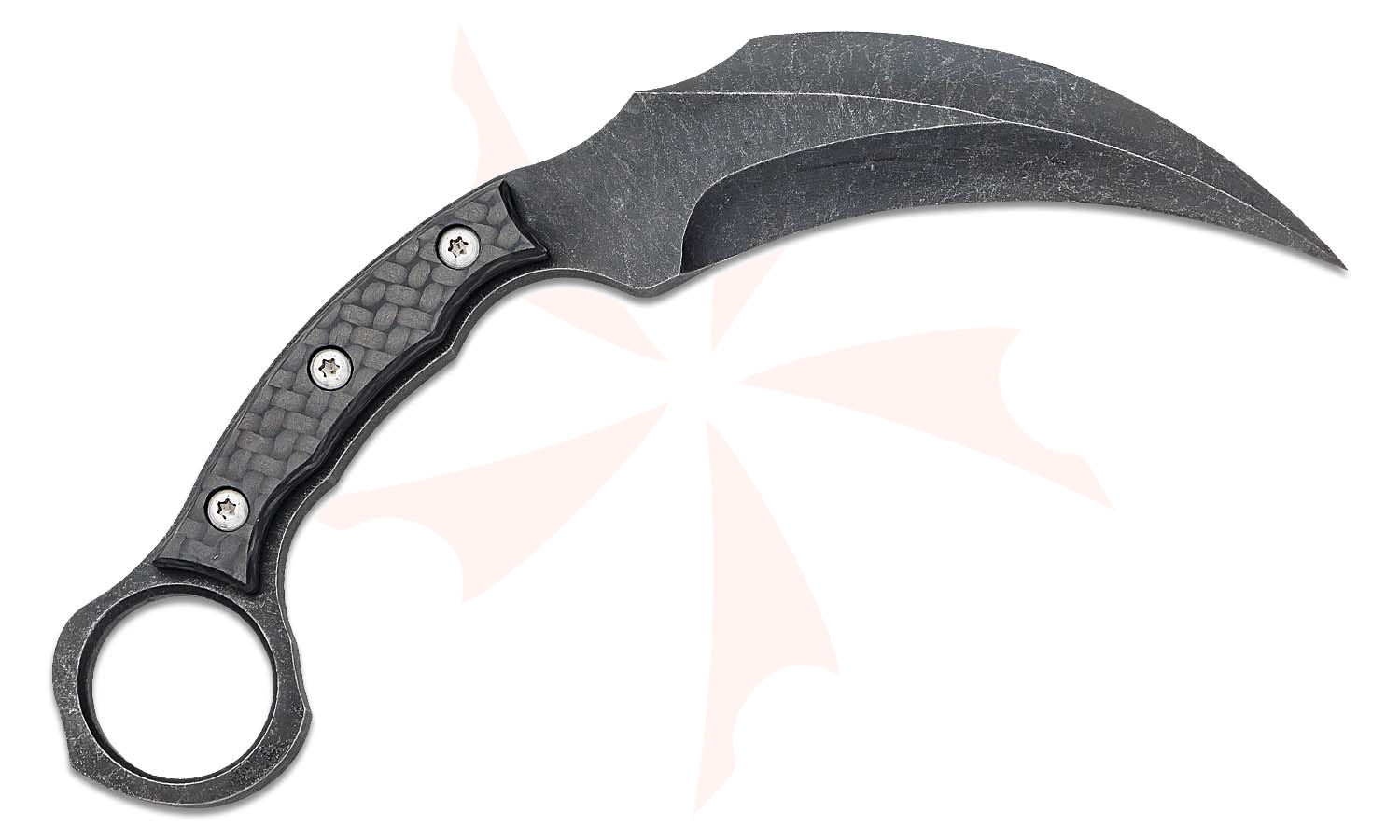 Sam Eddleman Custom Karambit Fixed Blade Knife 4.375" CPM-3V Acid ...