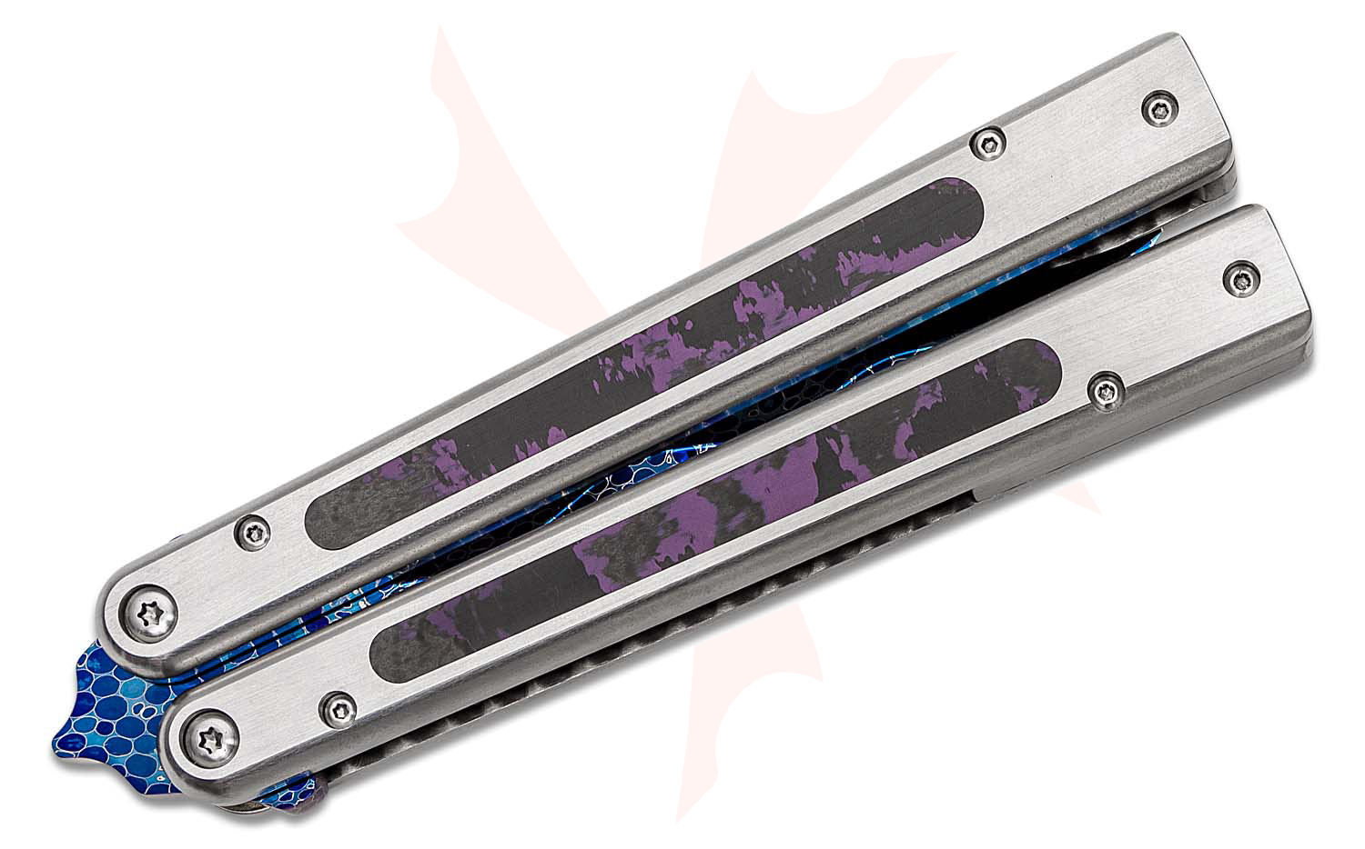 Sam Eddleman Custom Kris Balisong Butterfly Knife 4.5" Dragonskin ...