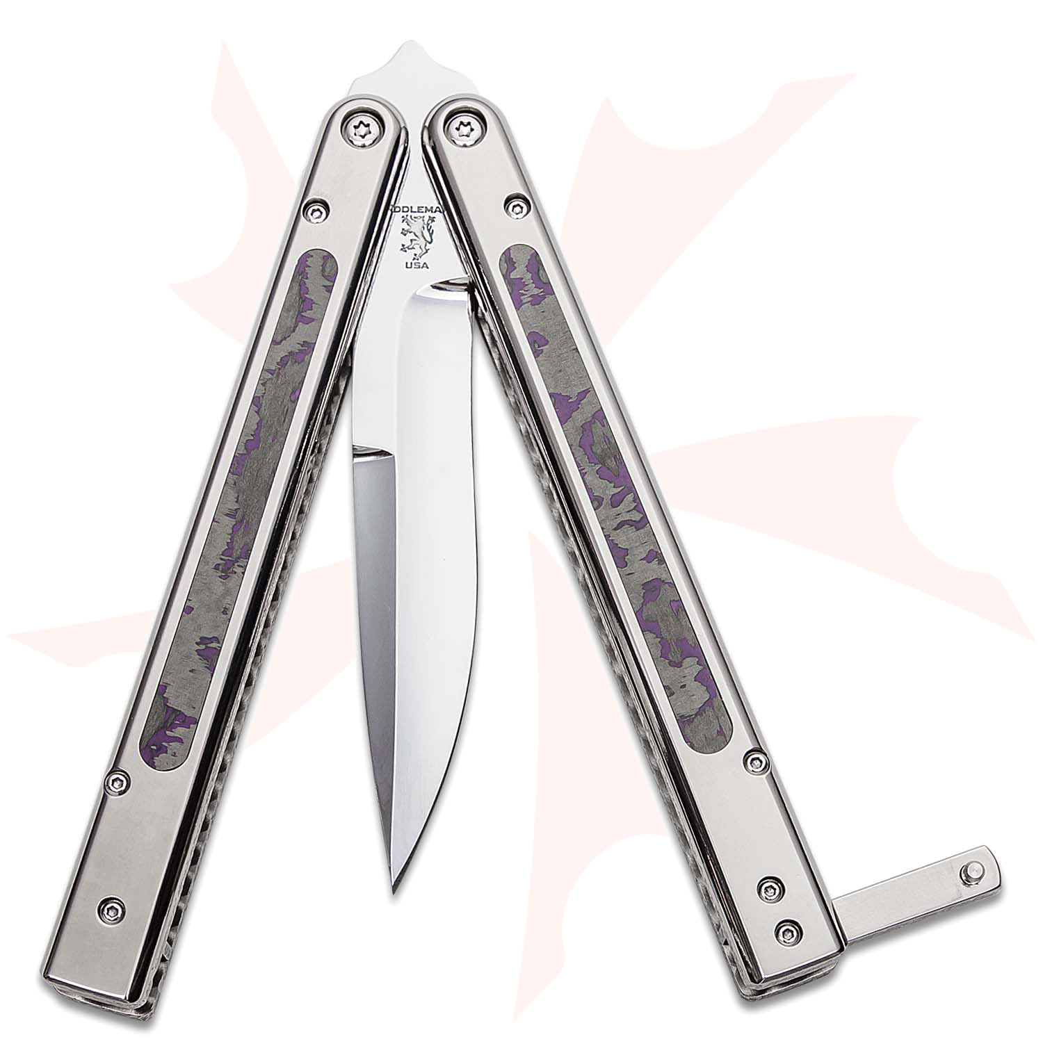 Sam Eddleman Custom Weehawk Balisong Butterfly Knife 4.25" N690 Full ...