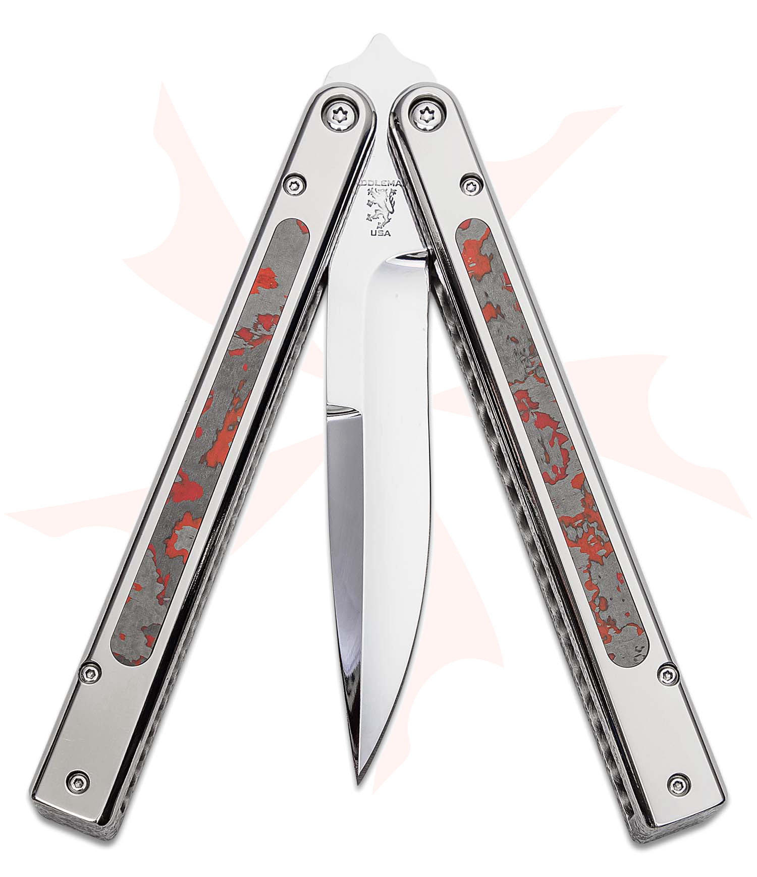 Sam Eddleman Custom Weehawk Balisong Butterfly Knife 4.25" N690 Mirror ...