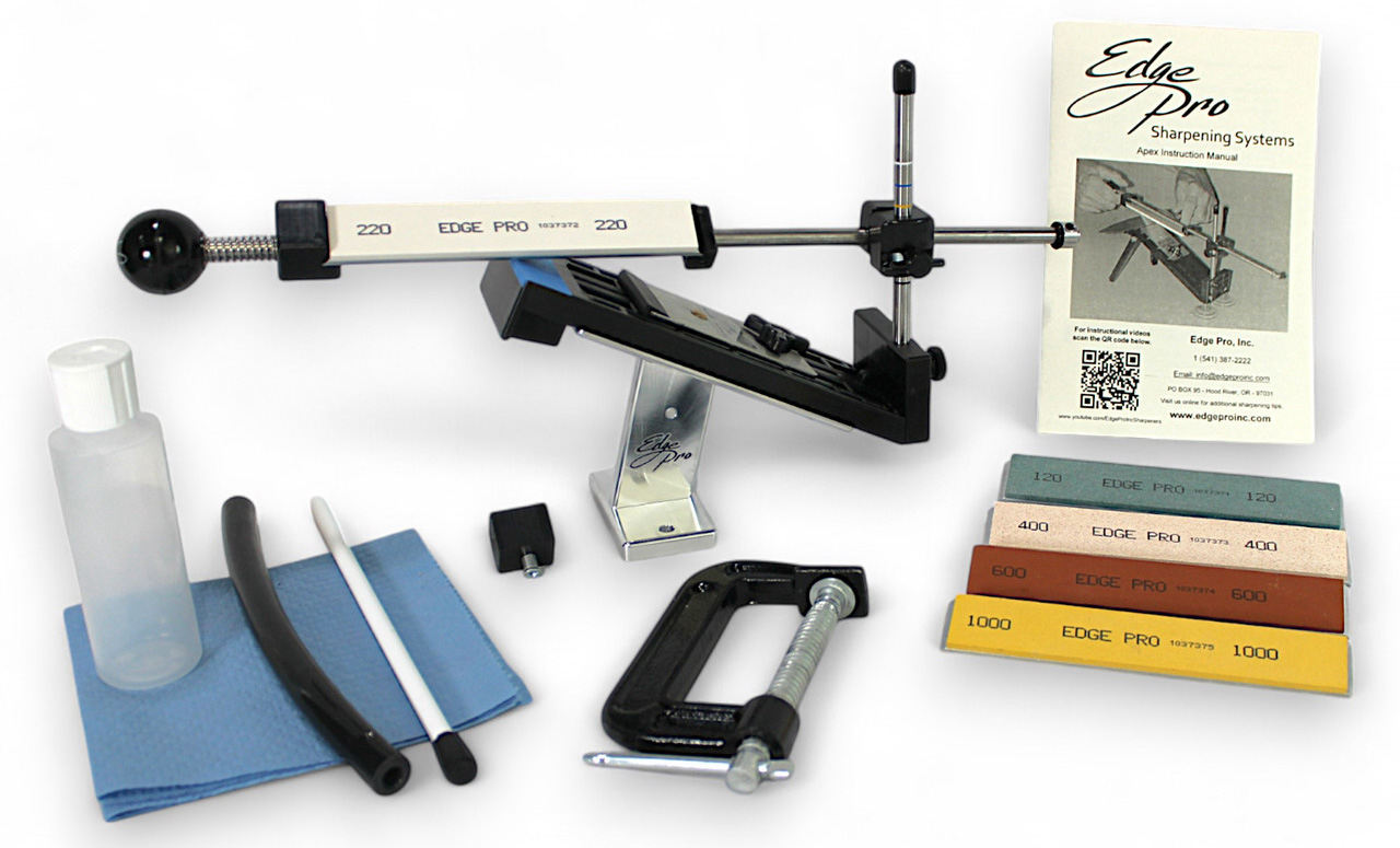 Edge Pro Apex Plus Kit #3 Knife Sharpening System - KnifeCenter - APLUS3
