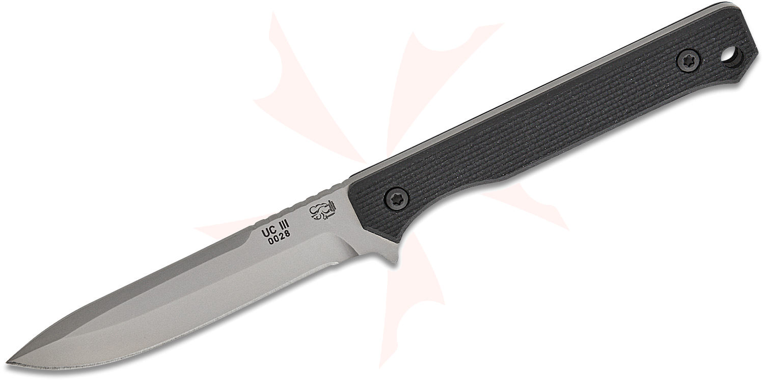 Eickhorn Solingen UC3 Fixed Blade Knife 3.63" Stainless Satin Drop ...