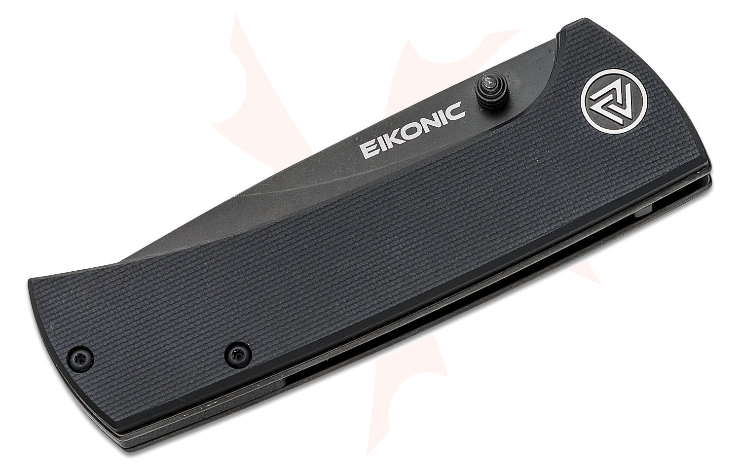 EIKONIC Knives Chaves RCK9 Folding Knife 3.06" D2 Black Stonewashed ...