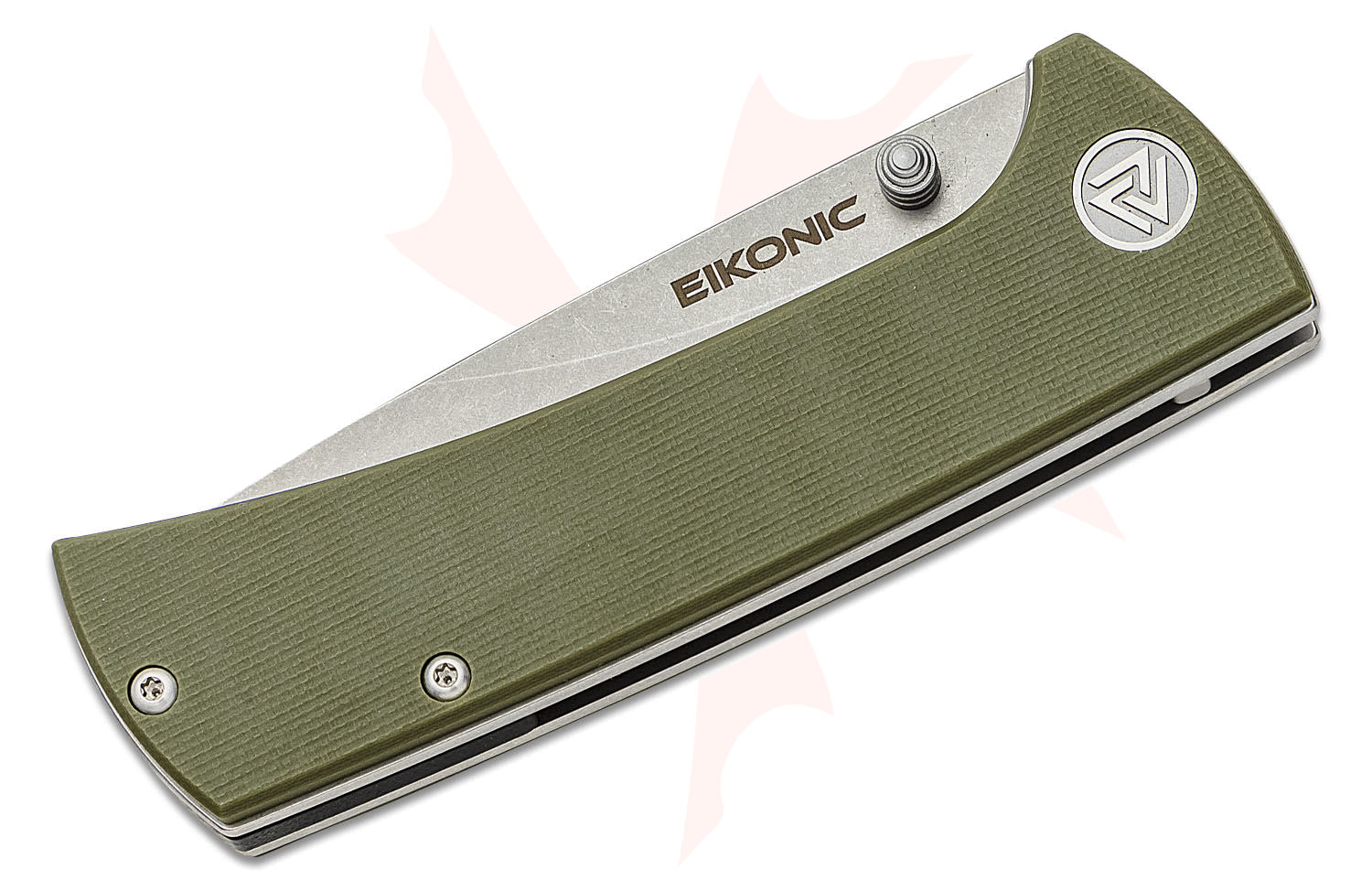EIKONIC Knives Chaves RCK9 Folding Knife 3.06" D2 Stonewashed Drop ...