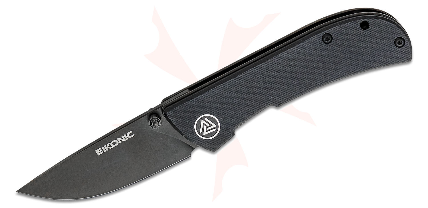 EIKONIC Knives HEAdesigns Fairwind Folding Knife 2.72" D2 Black ...