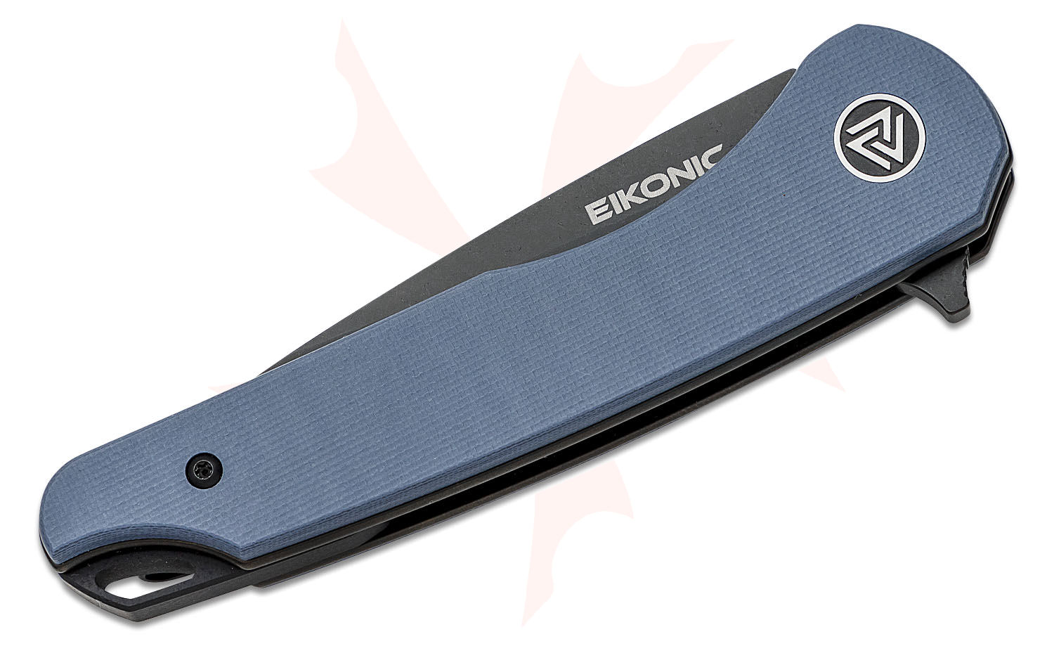 EIKONIC Knives Brian Brown Dromas Flipper Knife 3.25" D2 Black ...