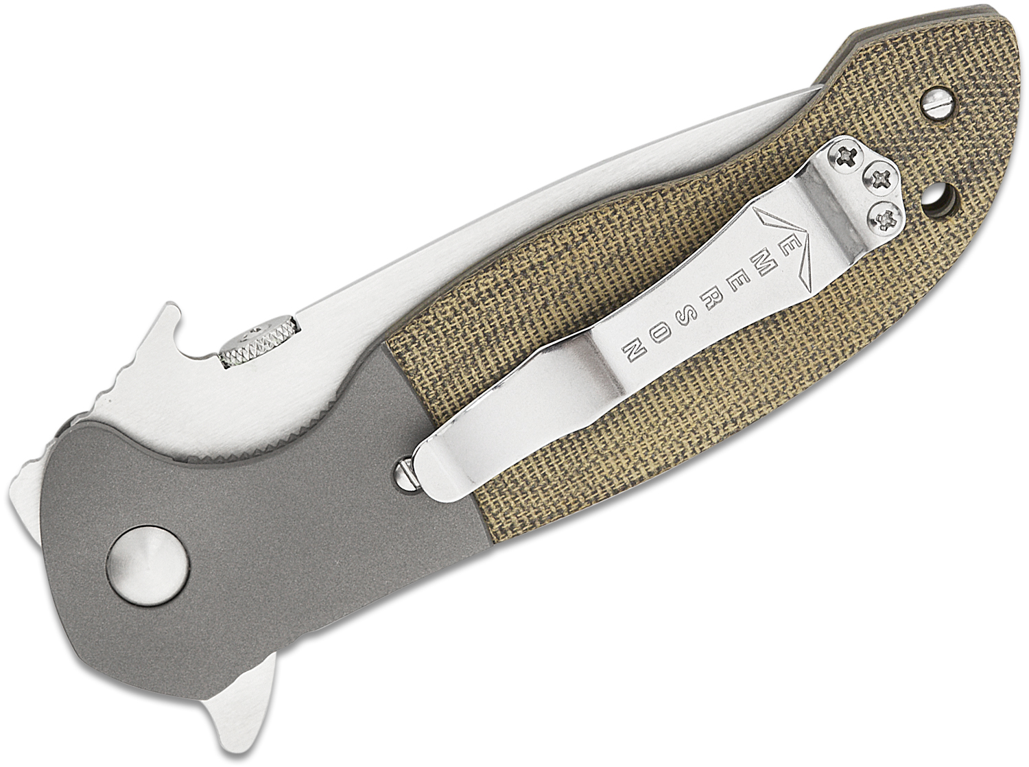 Ernest Emerson Custom Bulljack Flipper Knife 3.875" 154CM Satin Drop ...