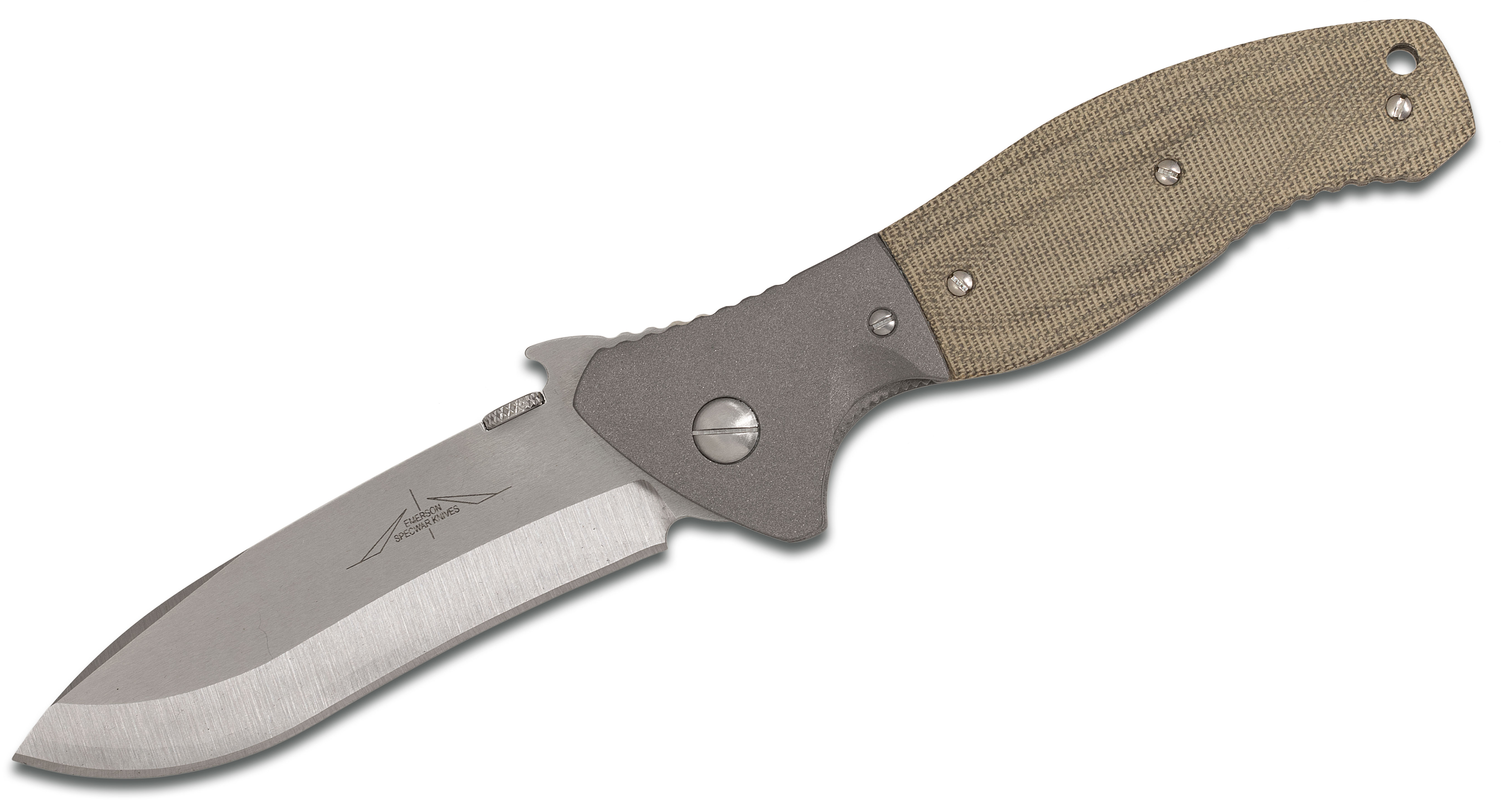 Ernest Emerson Custom CQC-11 Folding Knife 4" 154CM Recurve Drop Point ...