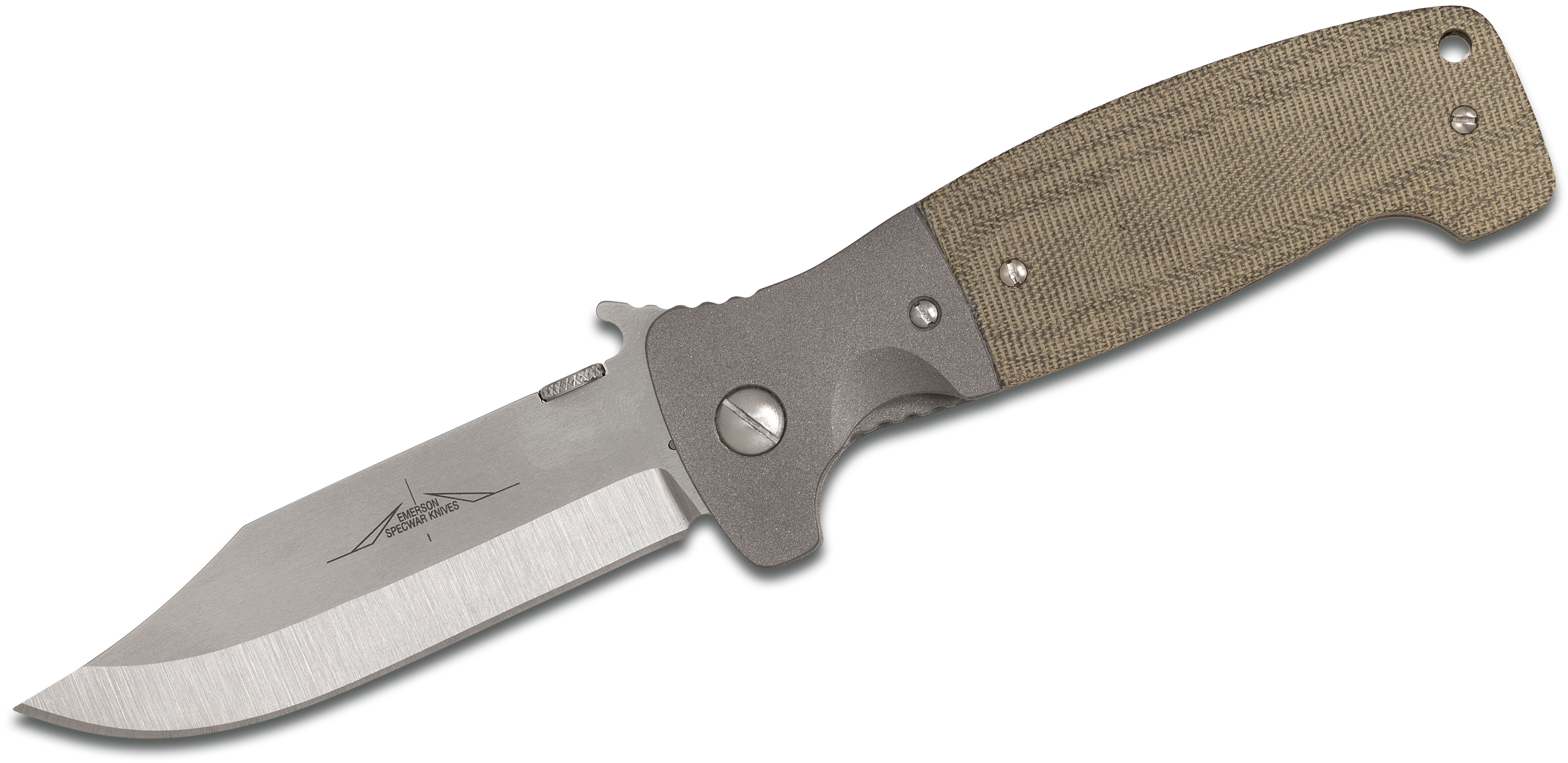 Ernest Emerson Custom CQC-12 Folding Knife 3.875" 154CM Clip Point ...