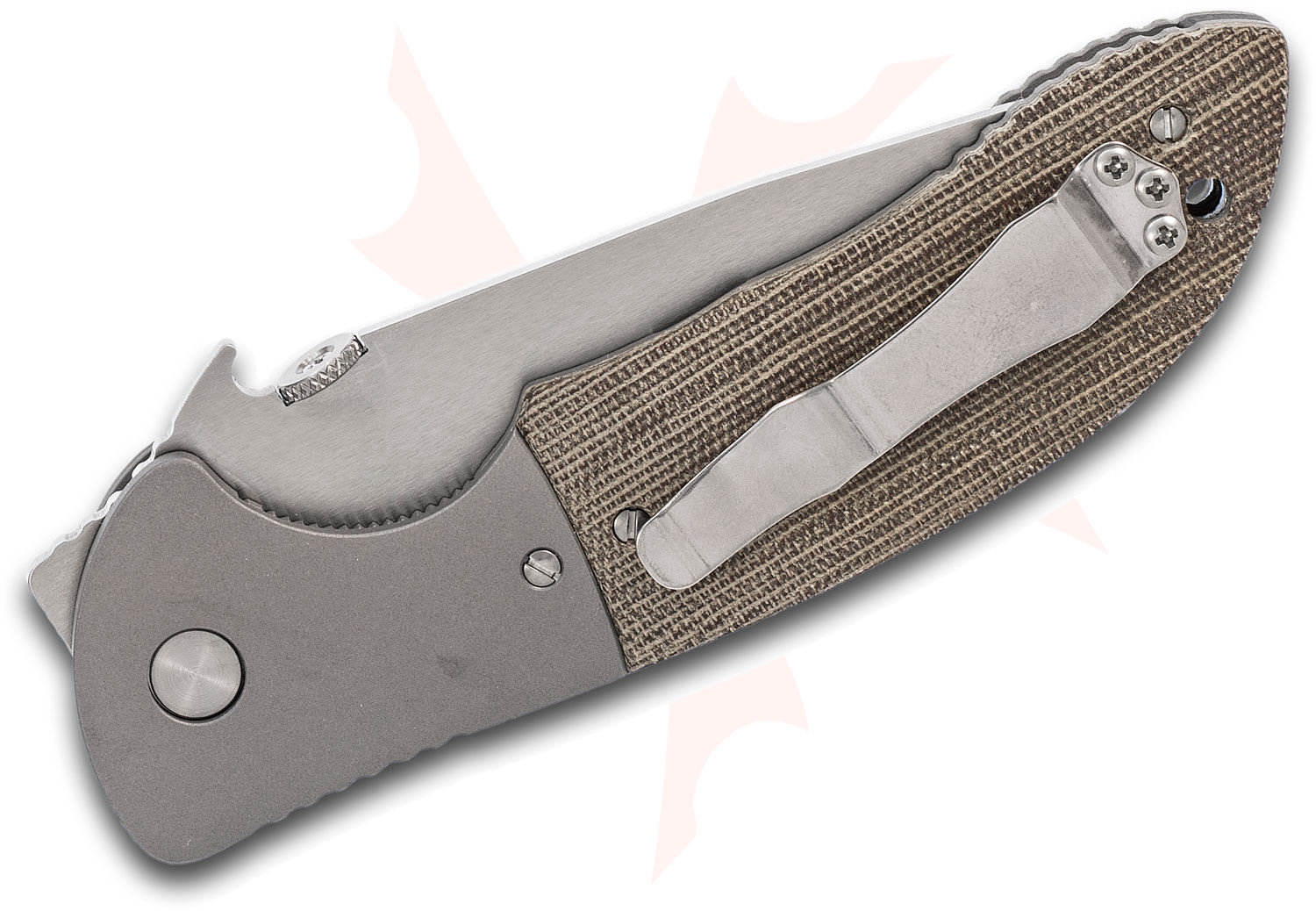Ernest Emerson Custom Super Commander Folding Knife 4.05" 154CM Recurve ...