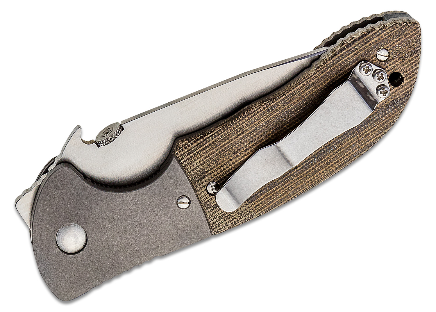 Ernest Emerson Custom Super Commander Folding Knife 4.05" 154CM Recurve ...