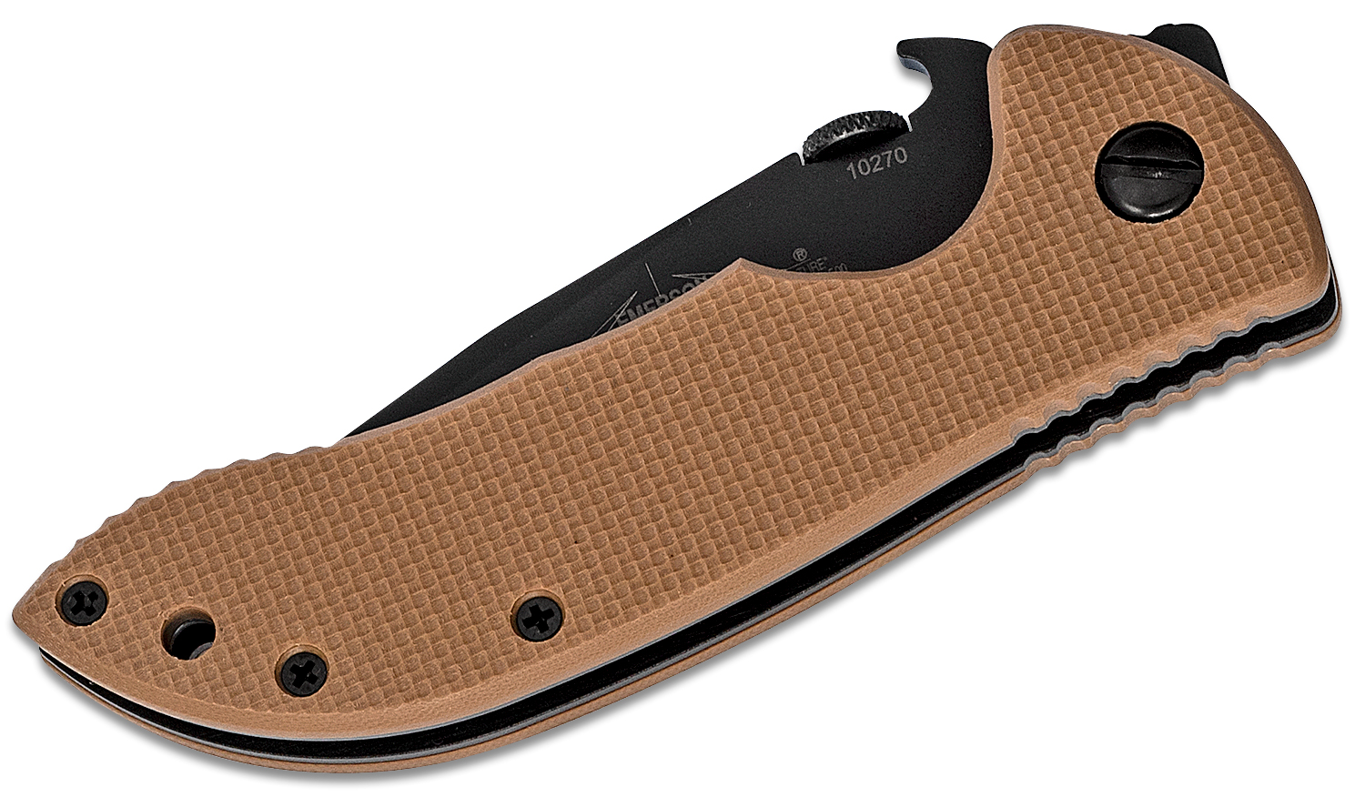 Emerson Mini Commander Folding Knife 3.4" 154CM Black Combo Blade with ...