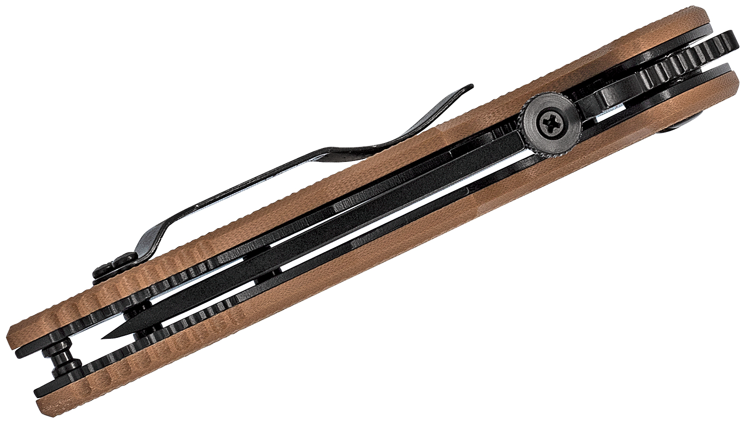 Emerson Mini Commander Folding Knife 3.4" 154CM Black Combo Blade with ...