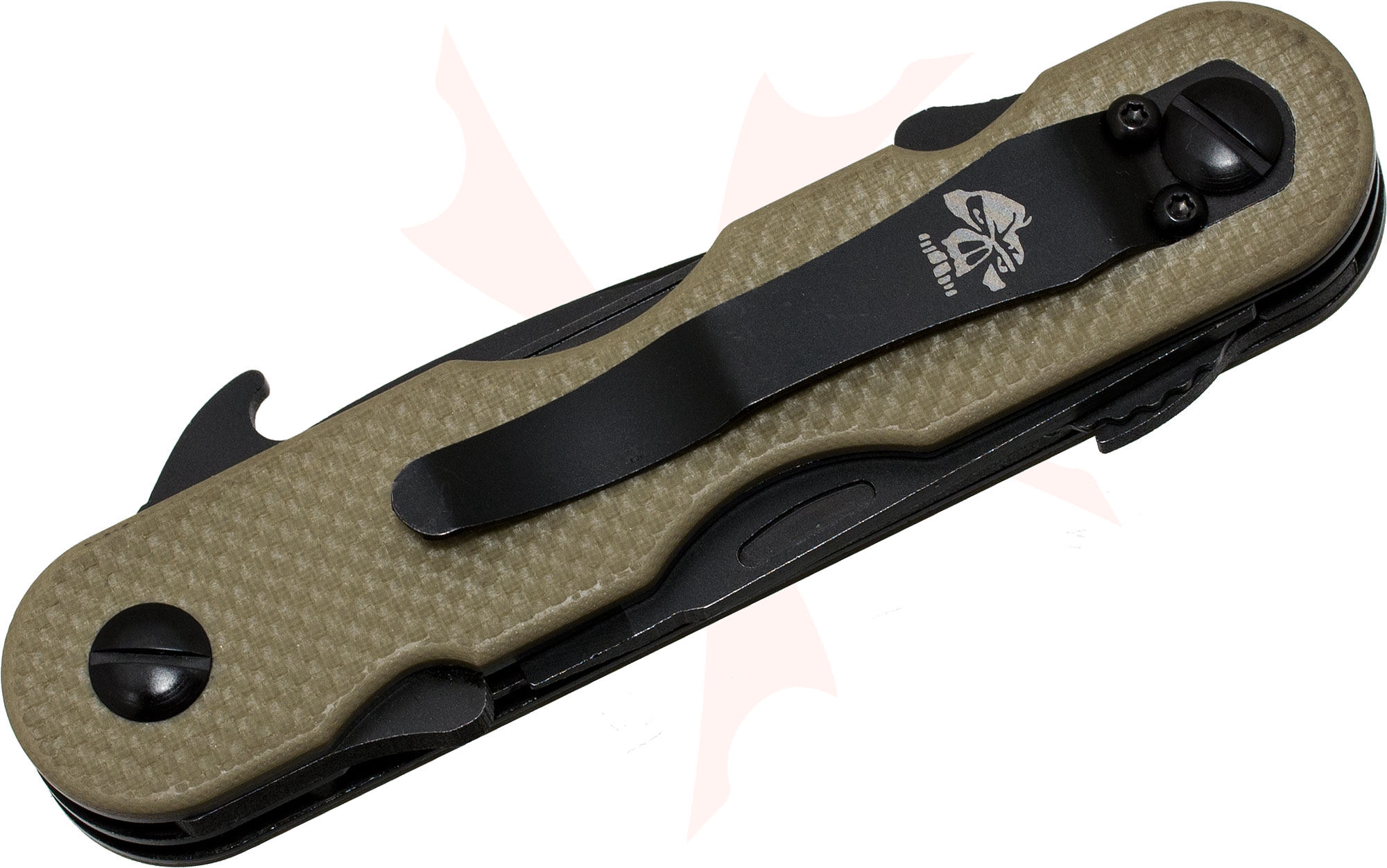 Emerson EDC-2 Multi-Tool by Multitasker, 2.7" Plain Blade, Tan G10 ...