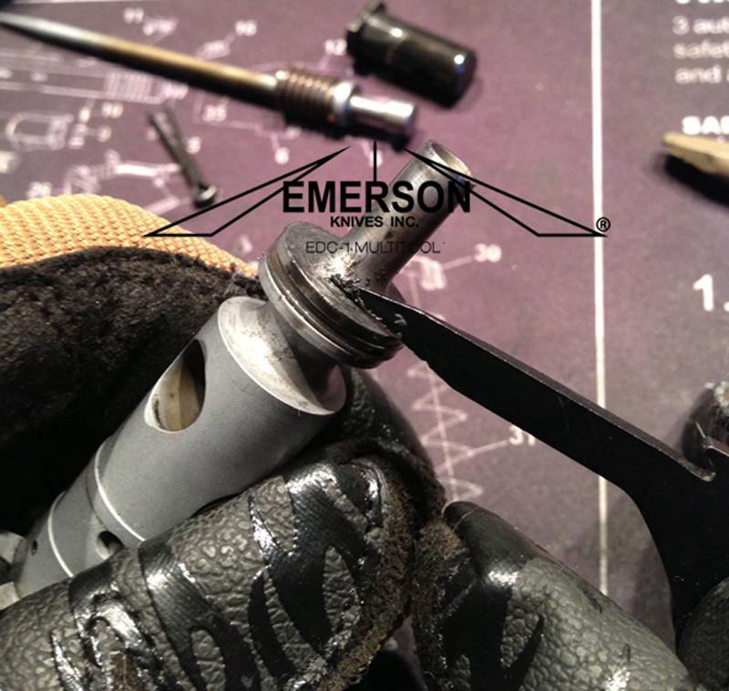Emerson Multitasker EDC-1 Multi-Tool 2.9" Plain Blade with Wave, G10 ...