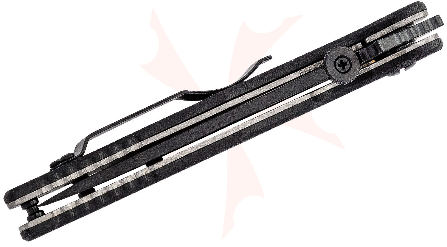 Emerson Gentleman Jim Folding Knife 3.75" Black Combo Blade, Black G10 ...