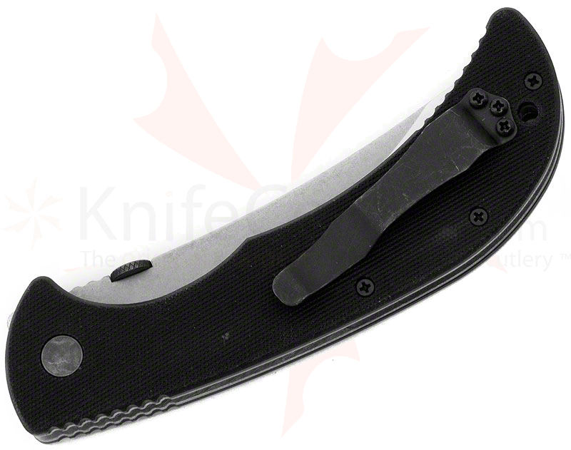 Emerson Persian Tactical Folding Knife 4.1" Plain Blade, Black G10 ...